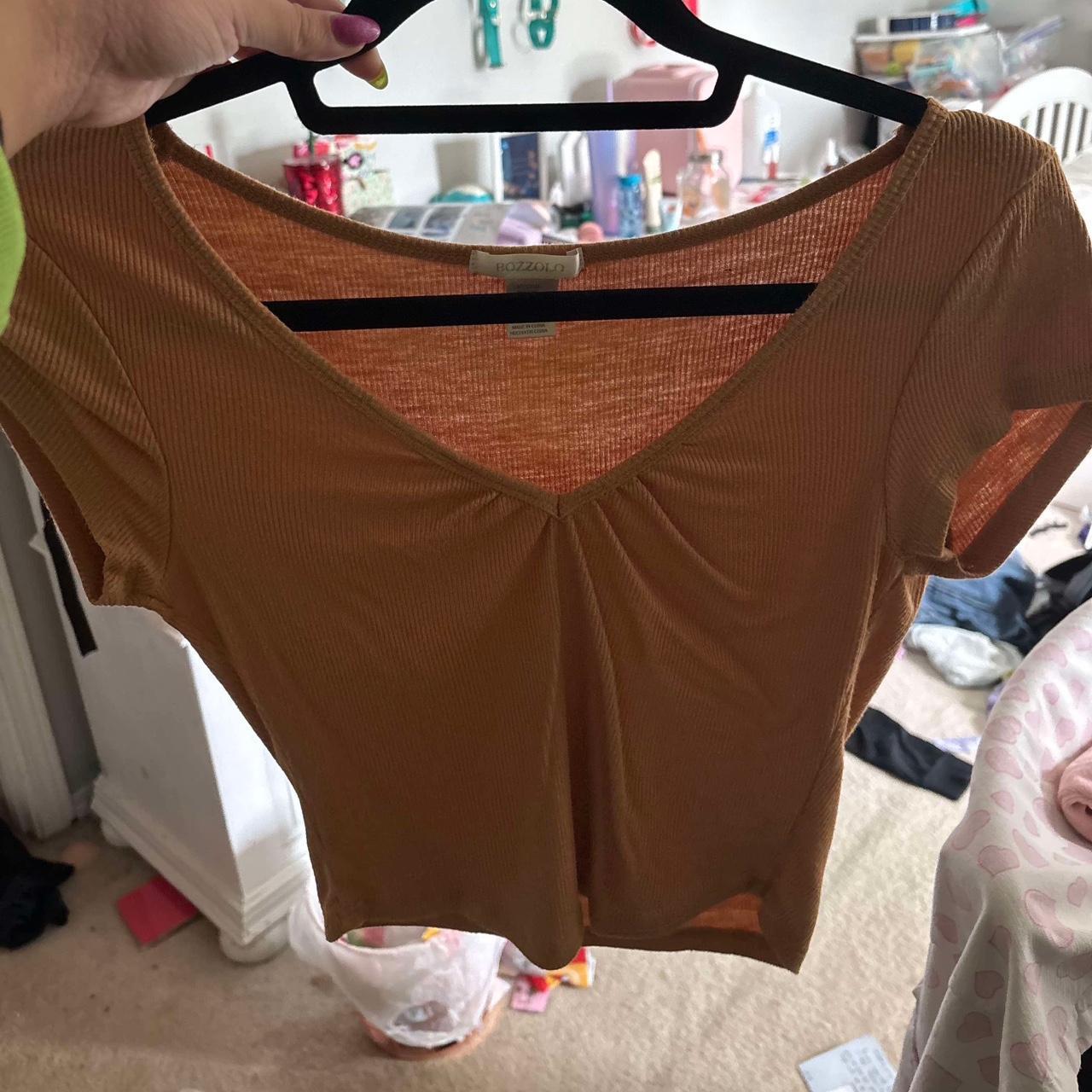 Muted Mustard yellow Tilly’s top #mustardtop... | Depop