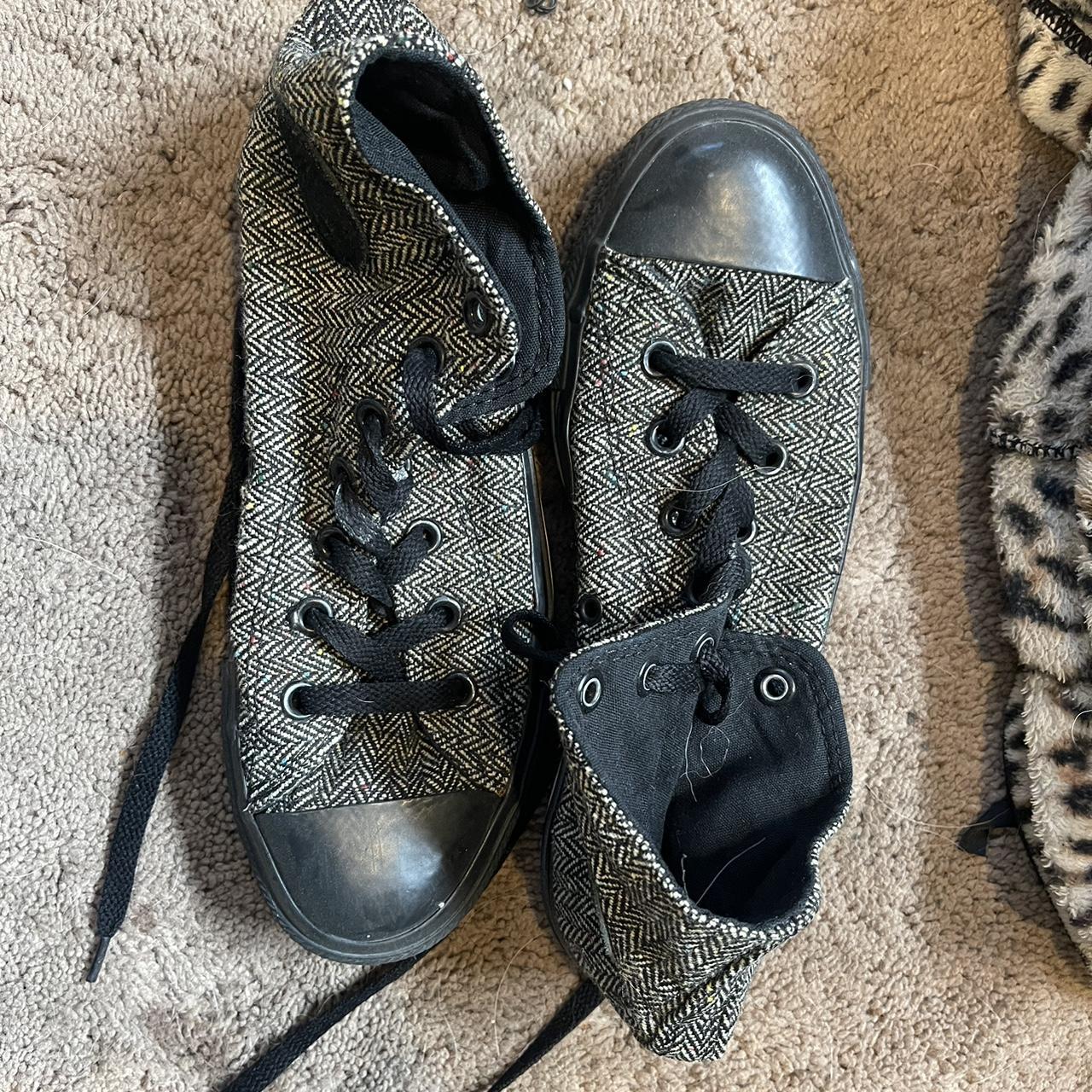 converse cool pattern size women 8 men’s 6 - Depop