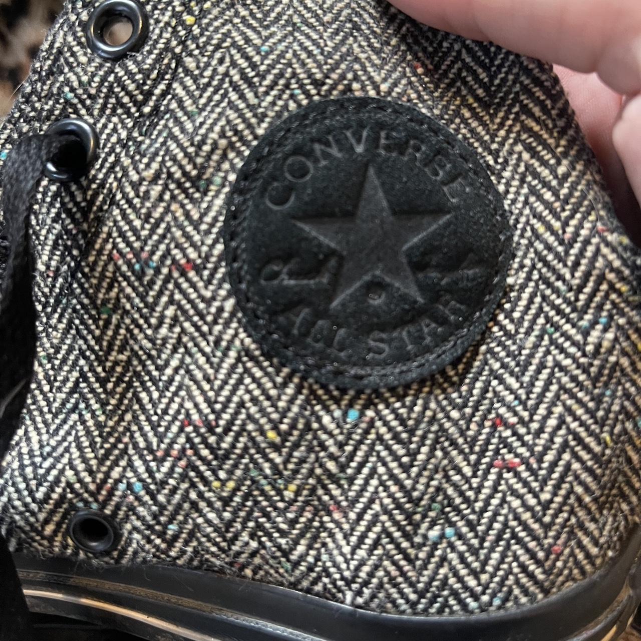 converse cool pattern size women 8 men’s 6 - Depop