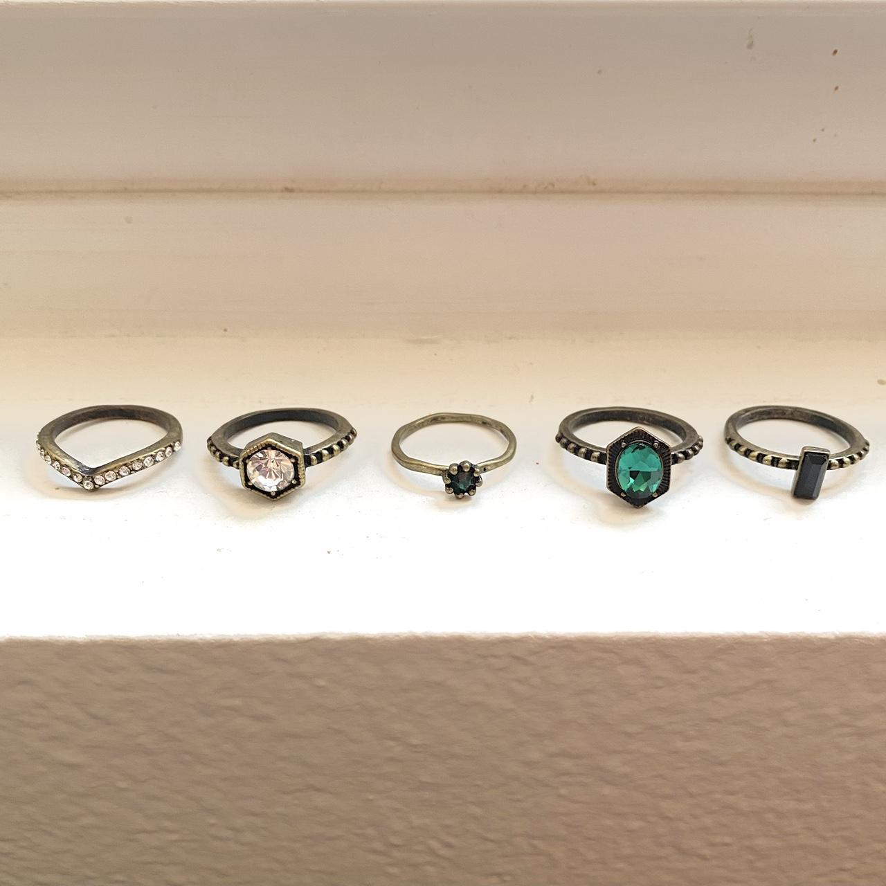 Set of 5 rings! #rings #ring #set #fancy - Depop