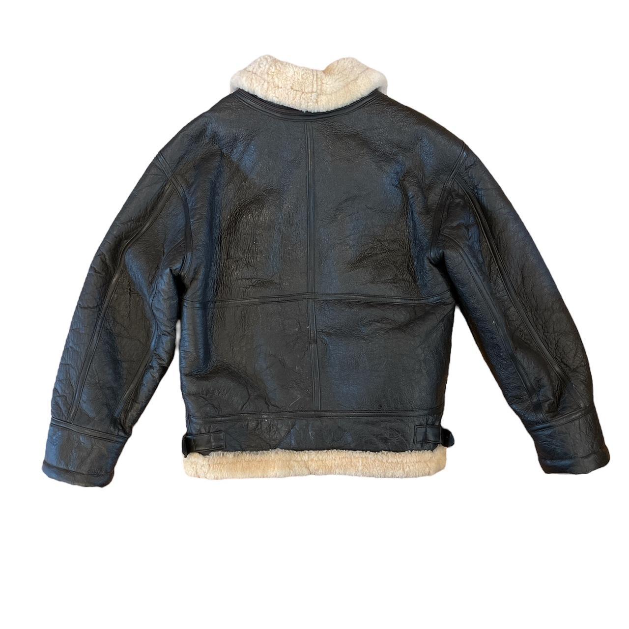 Vintage Bomber Aviator Jacket US Air Force aviator... - Depop