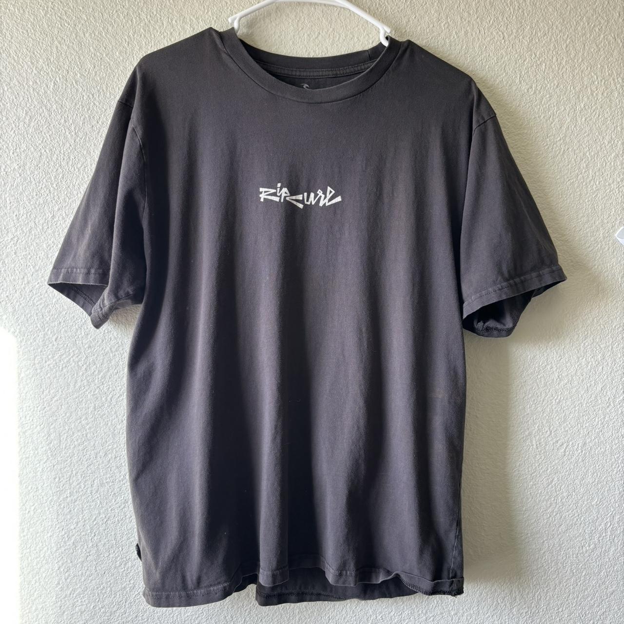 Vintage Rip curl tee Sick back hit Faded tee Fits L - Depop