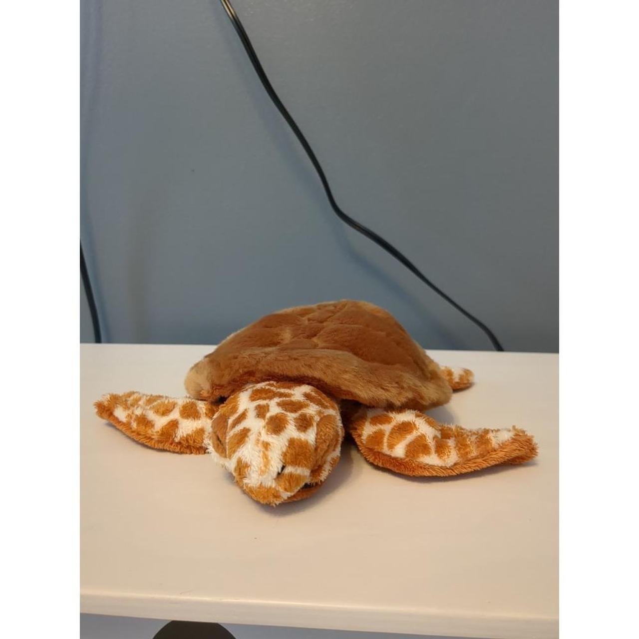 SEA TURTLE Sea World Plush 8" Stuffed Brown Tortoise... | Depop