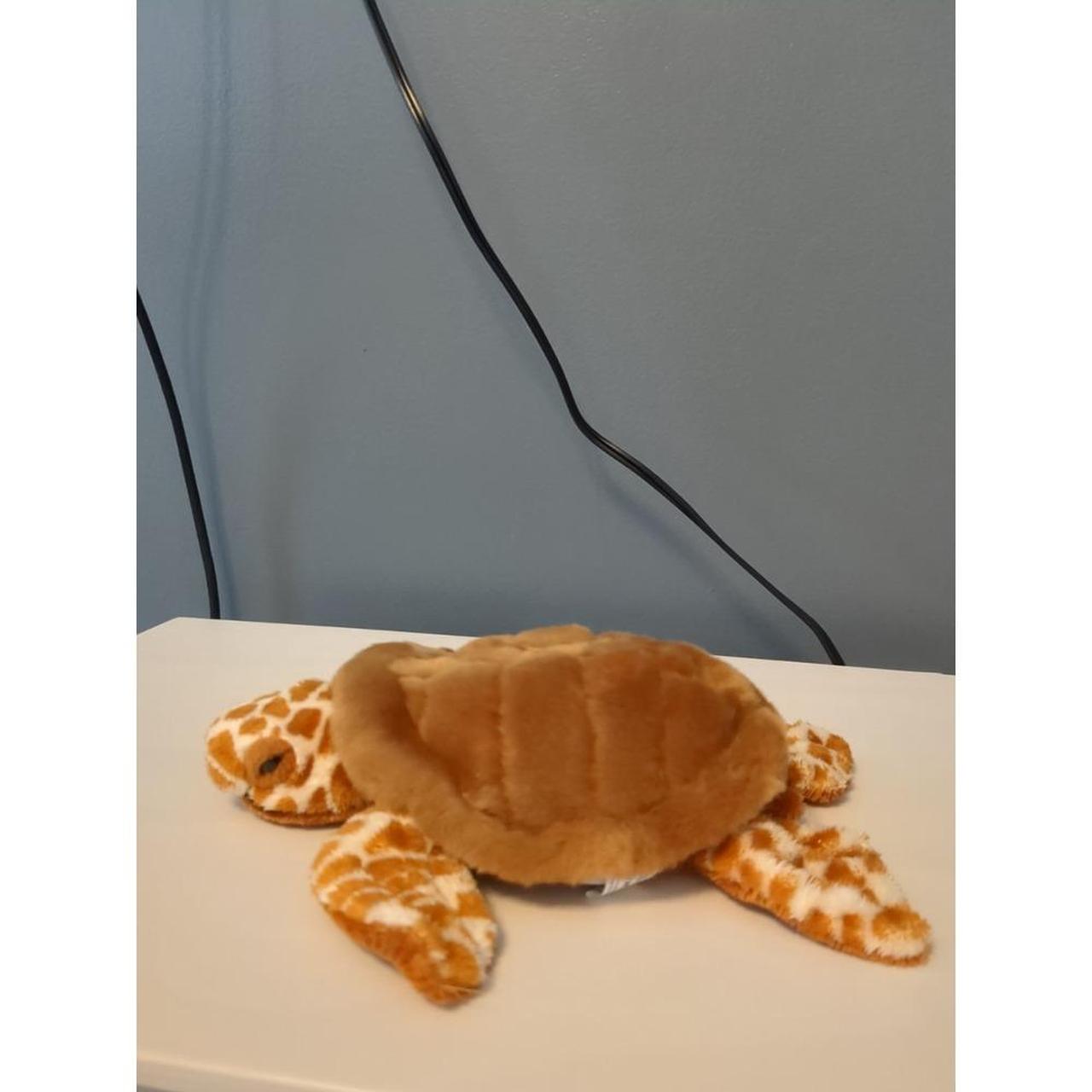 SEA TURTLE Sea World Plush 8" Stuffed Brown Tortoise... | Depop