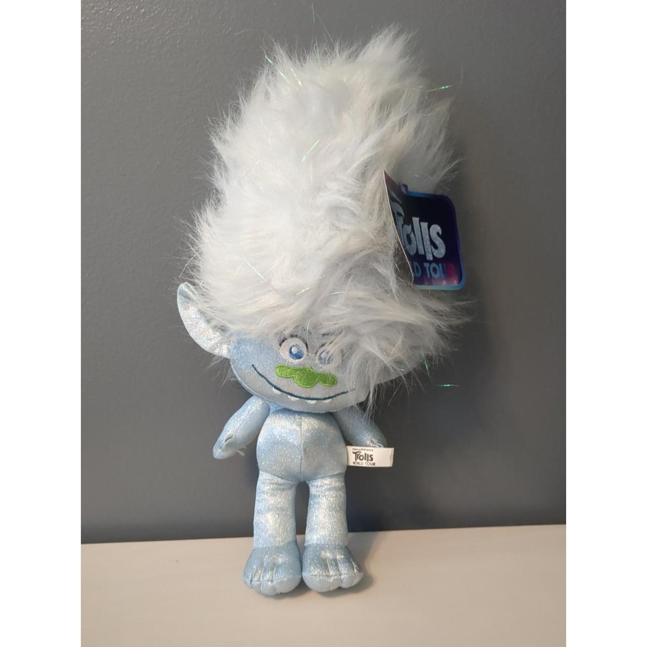 DreamWorks Trolls Blue Sparkle Plush Guy Diamond 12"... | Depop