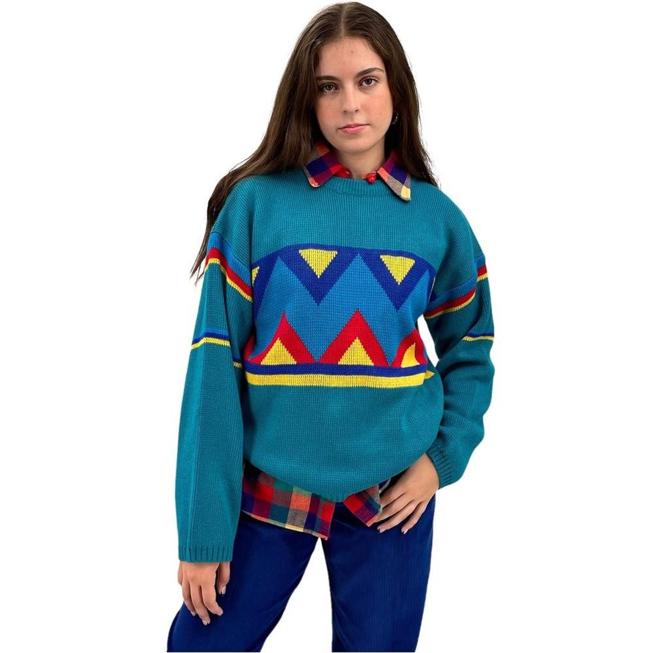 Vintage 80s OP Ocean Pacific sweater. Crewneck... - Depop