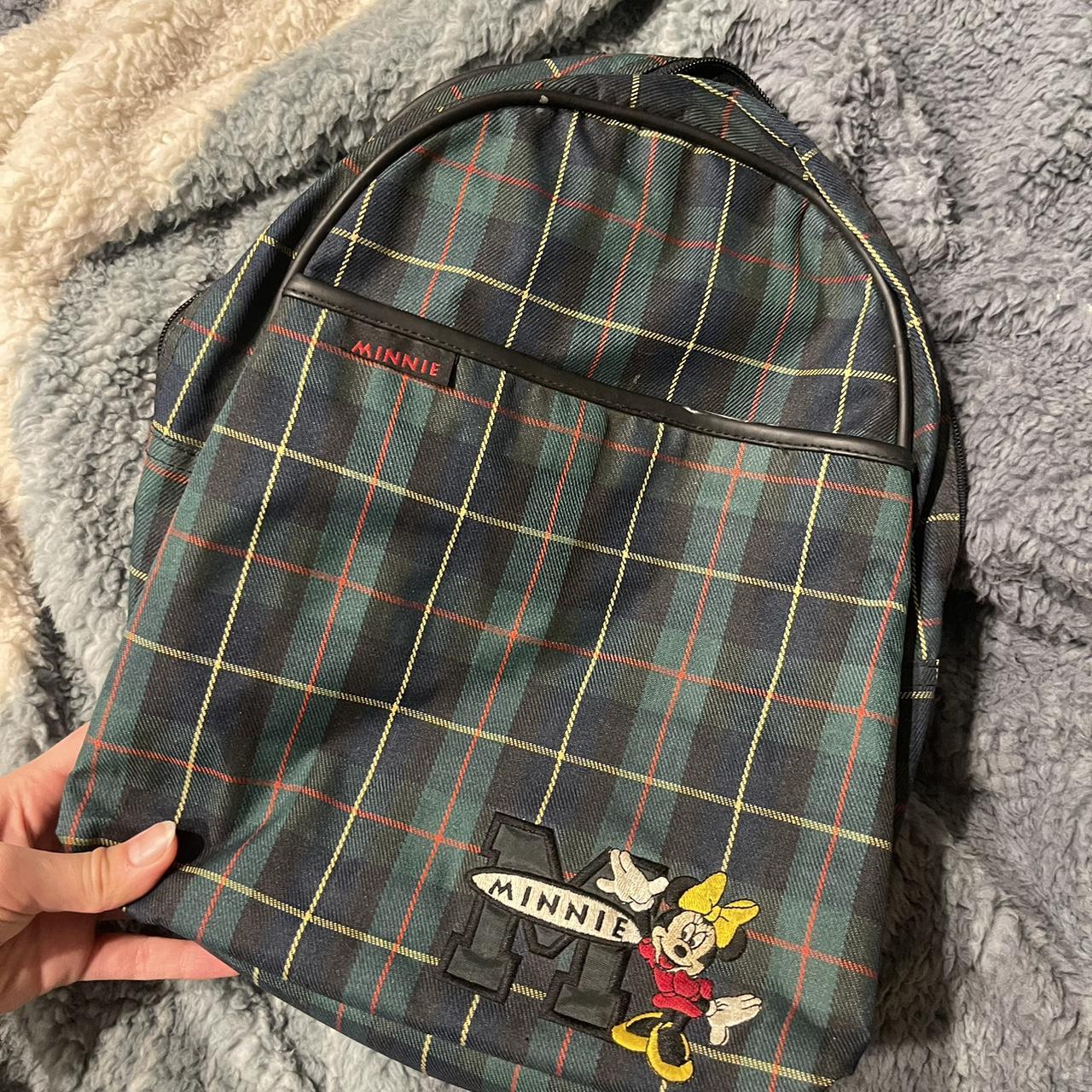 Vintage 90s y2k Minnie Disneyland plaid mini... - Depop