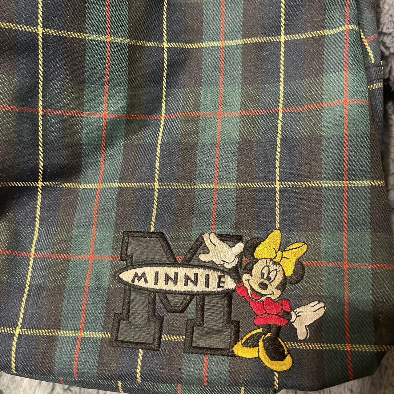 Vintage 90s y2k Minnie Disneyland plaid mini... - Depop