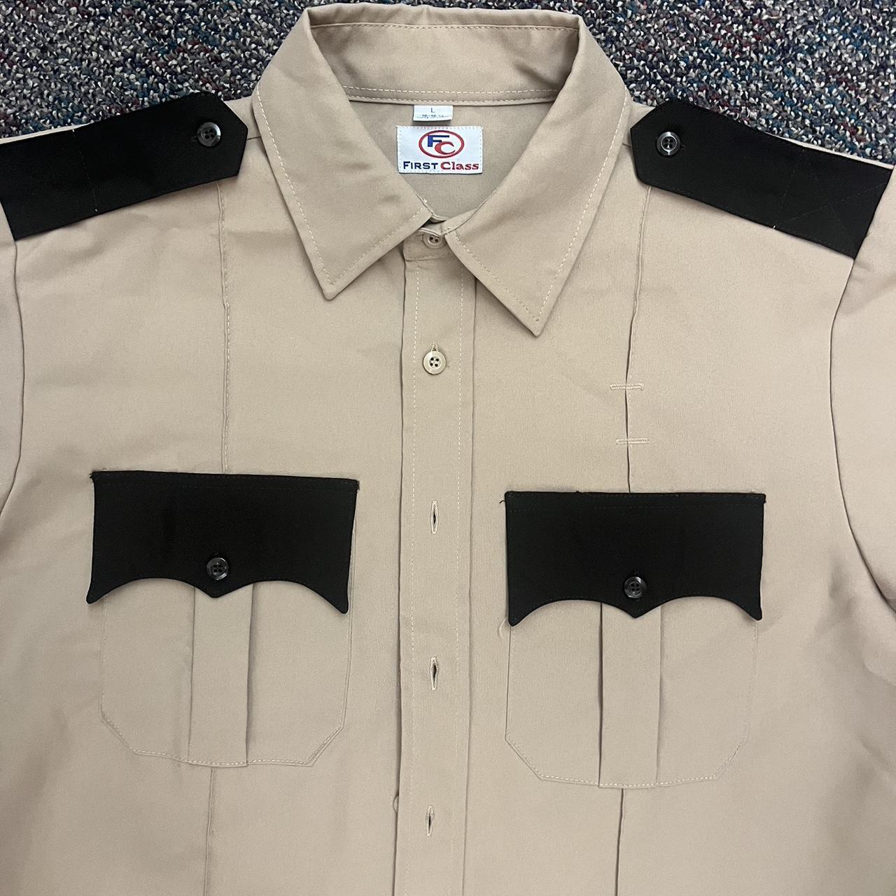 First Class collared work shirt. Size L, never worn. - Depop