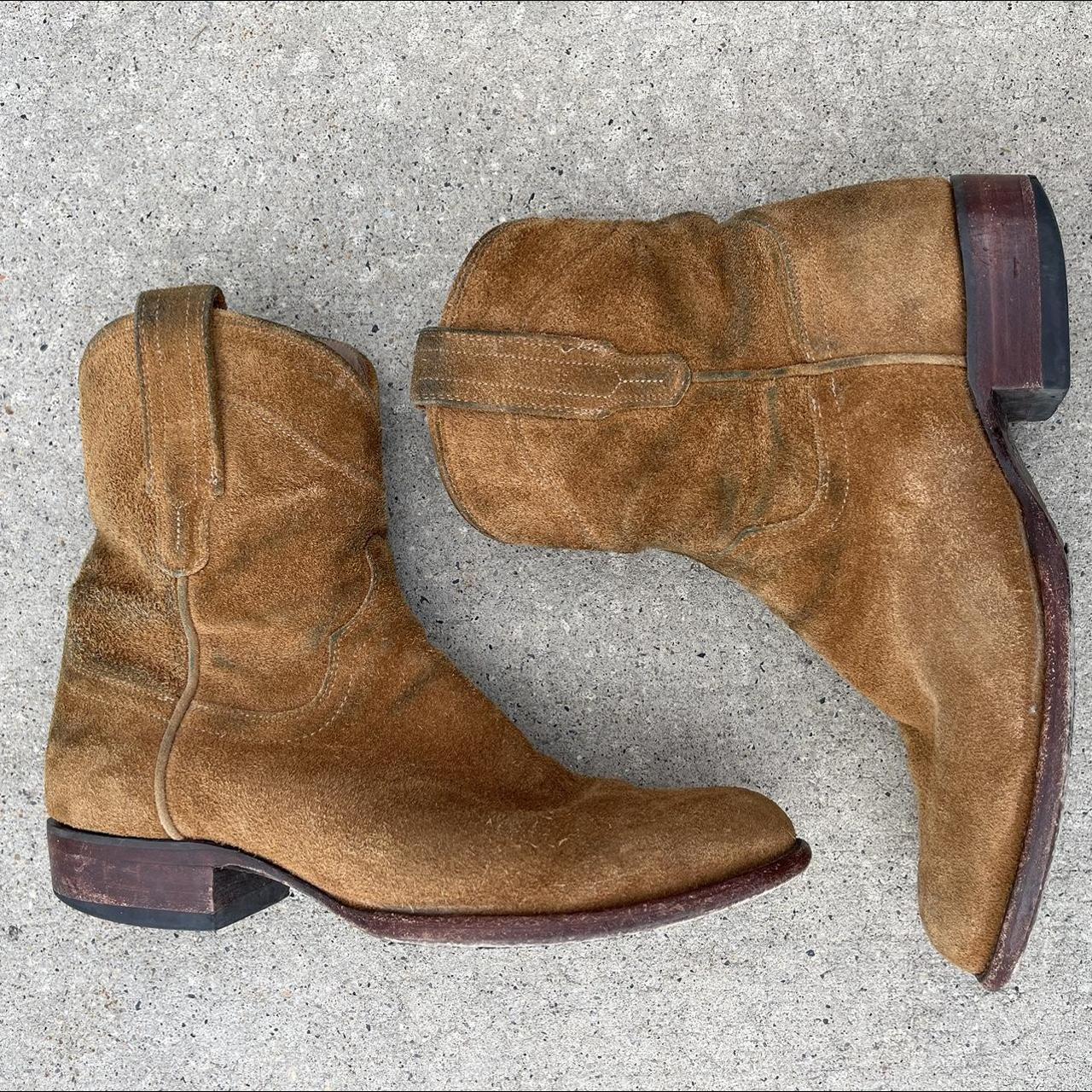 Tecovas The Roy Suede Zip Boot SIZE 8D FITS LIKE A... - Depop