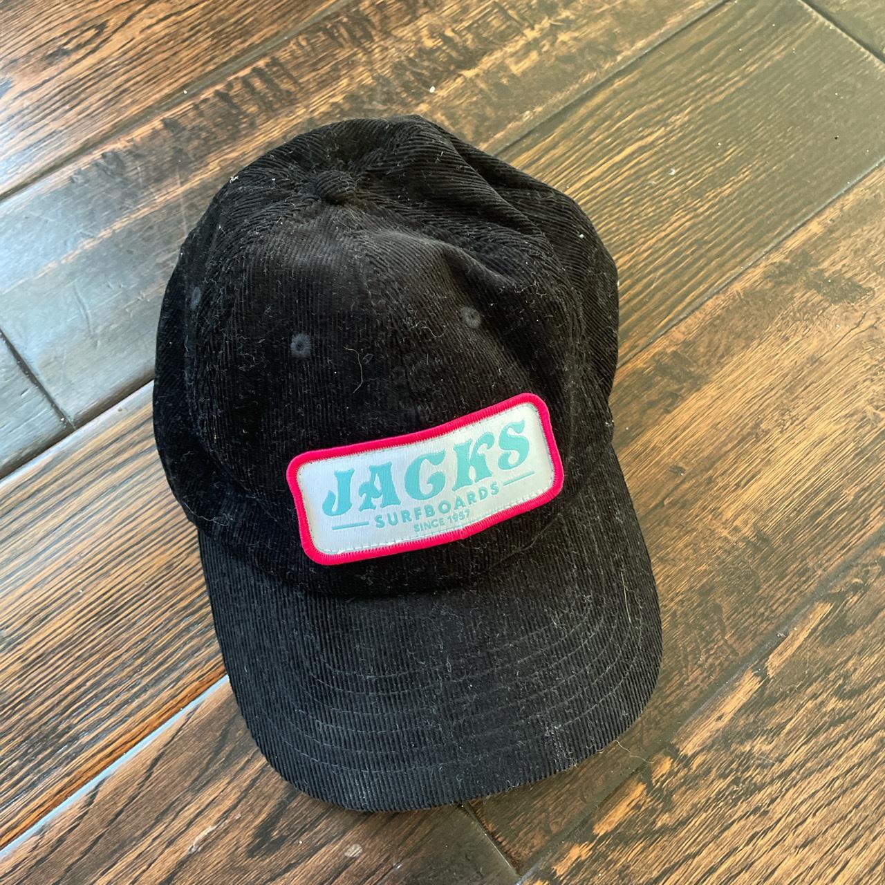Jacks Surfboard black corduroy hat. Perfect for... - Depop