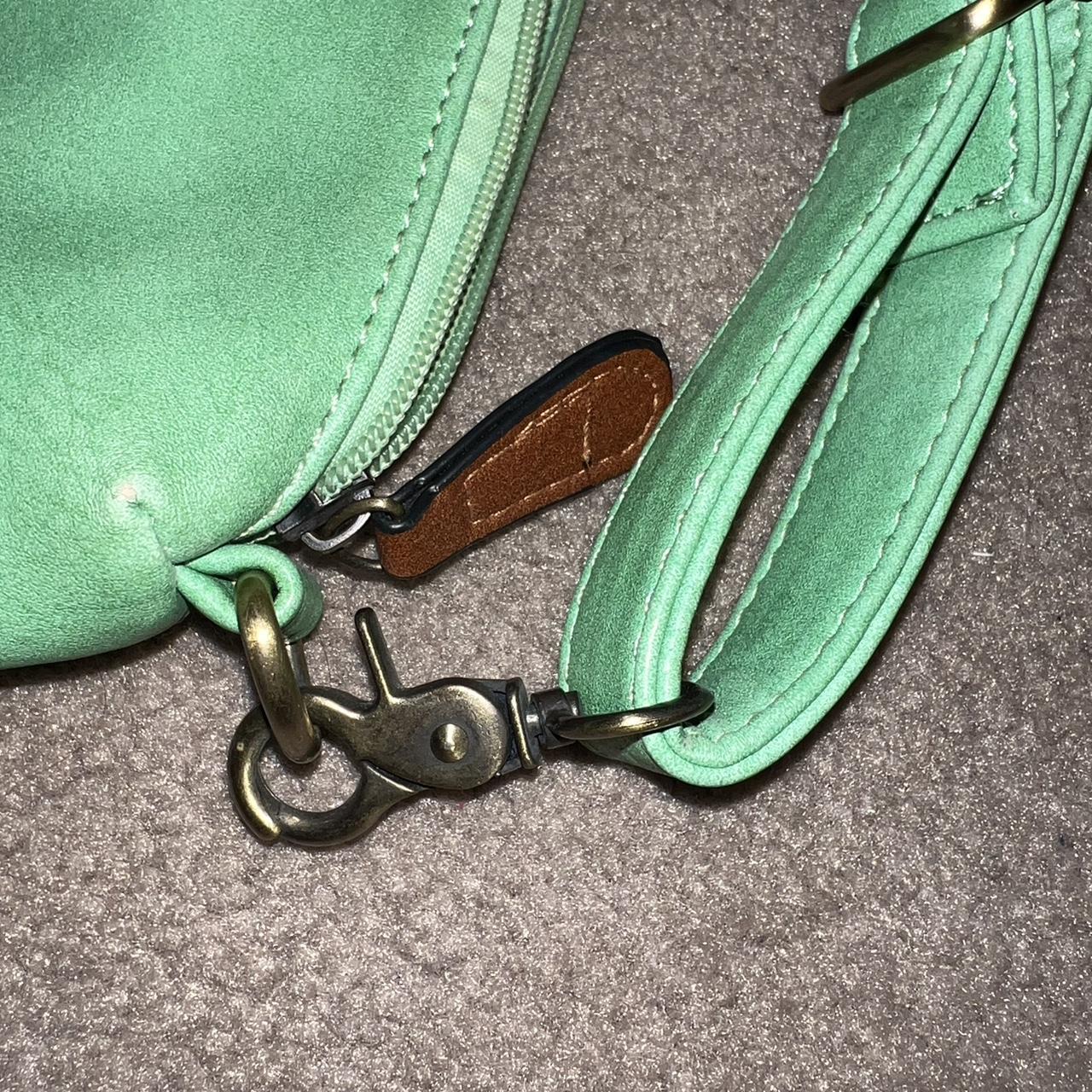 Light green cross body bag, super cute as a... - Depop
