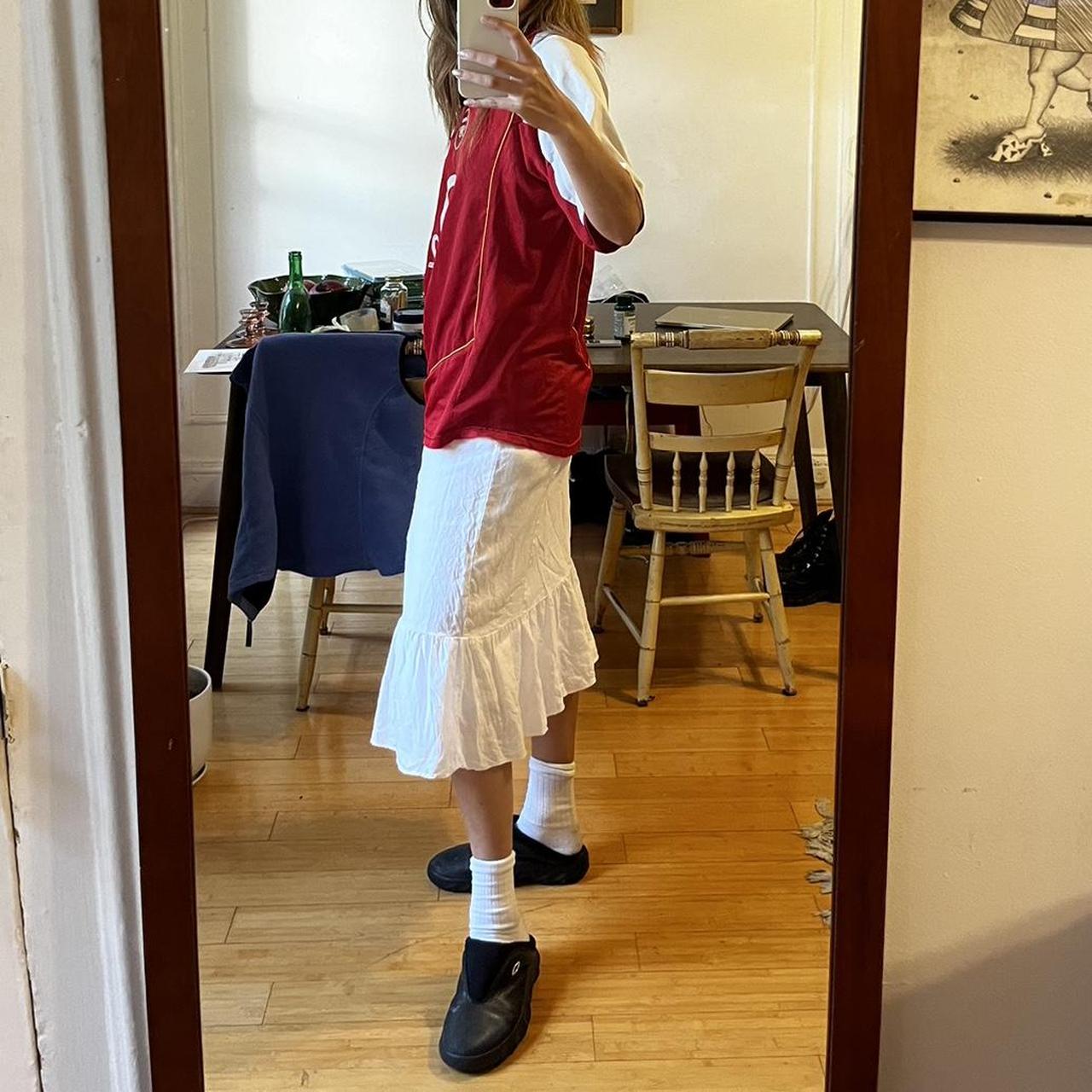 Arsenal O2 Home Kit Vintage Nike Soccer Jersey Red... - Depop