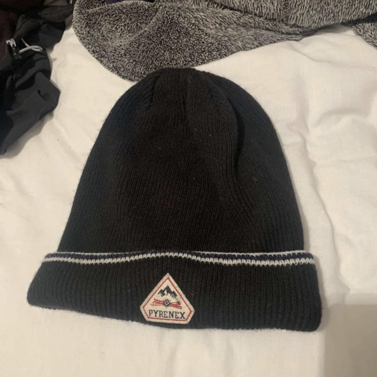 Pyrenex Men's Black Hat | Depop