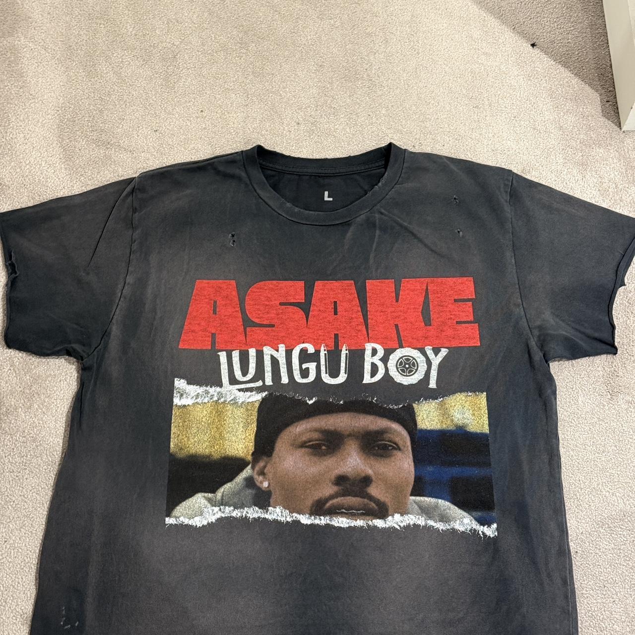 Asake Lungu Boy Tour T-shirt Size L - fits as M... - Depop