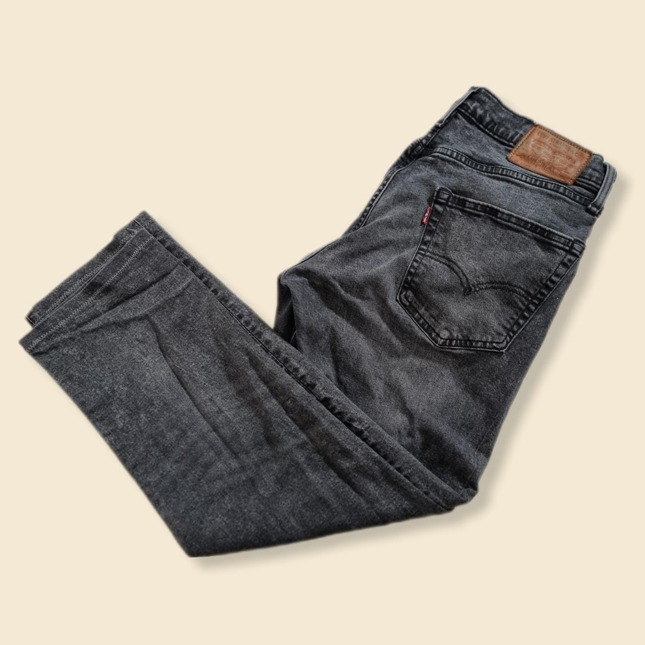 Levi's Strauss 502 Worn In Black Denim Jeans... - Depop