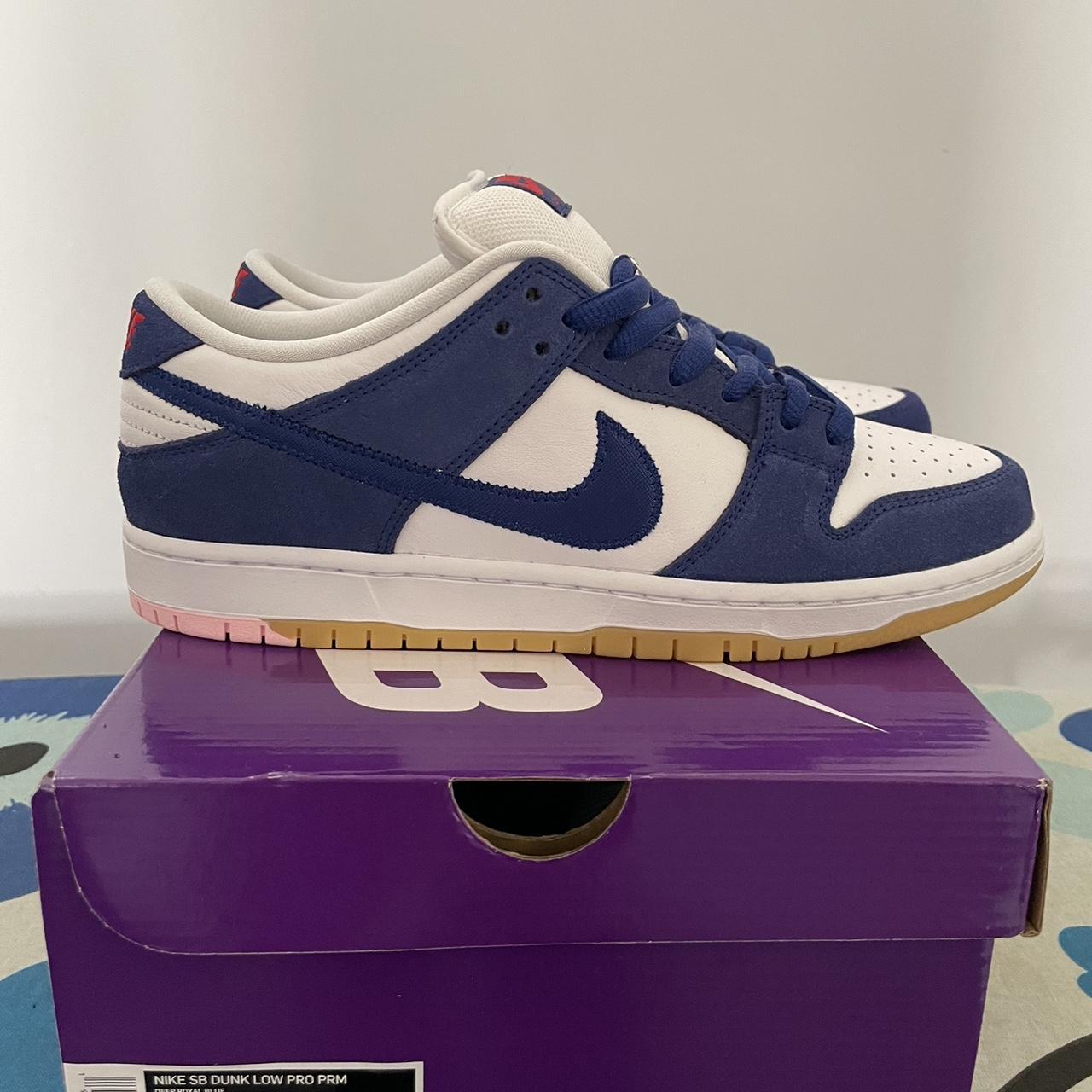 Nike Dunk Low SB Los Angeles Dodgers Size: 43... - Depop