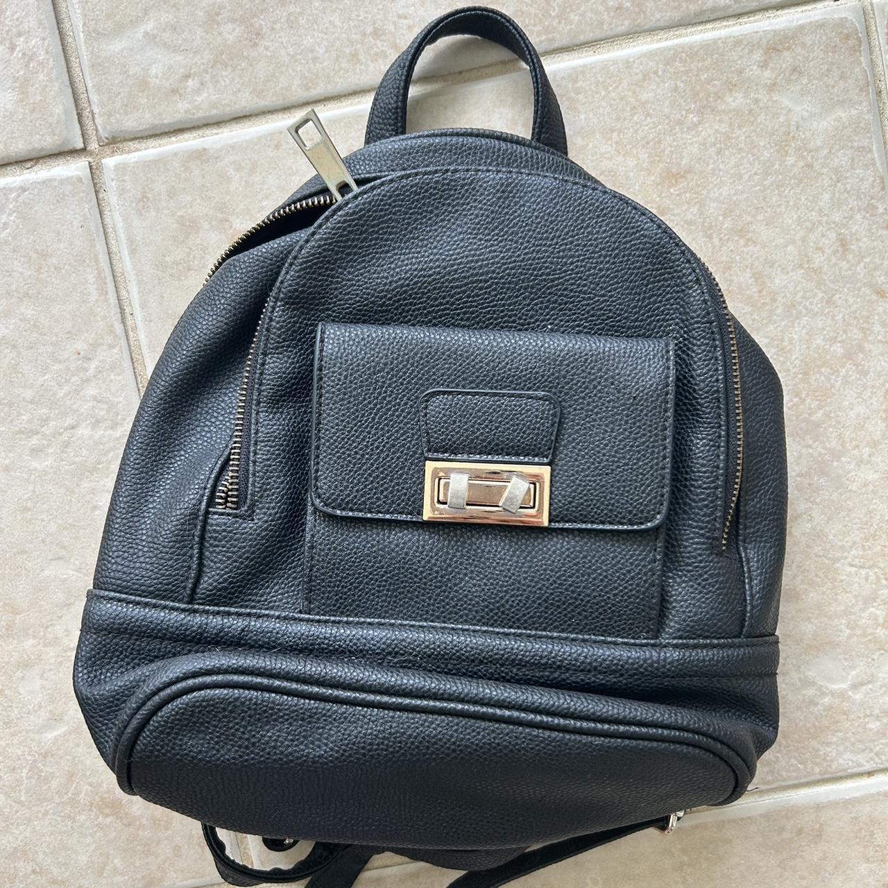 Little black backpack. Old and well loved but still... - Depop