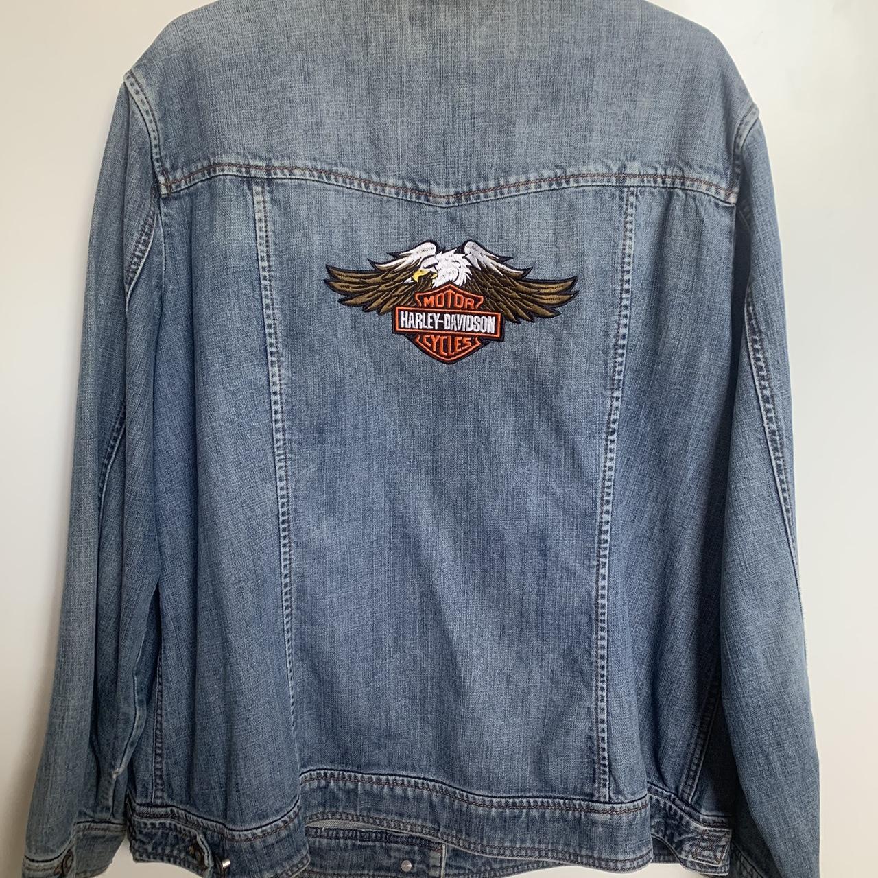 Genuine Harley-Davidson denim jacket Excellent... - Depop