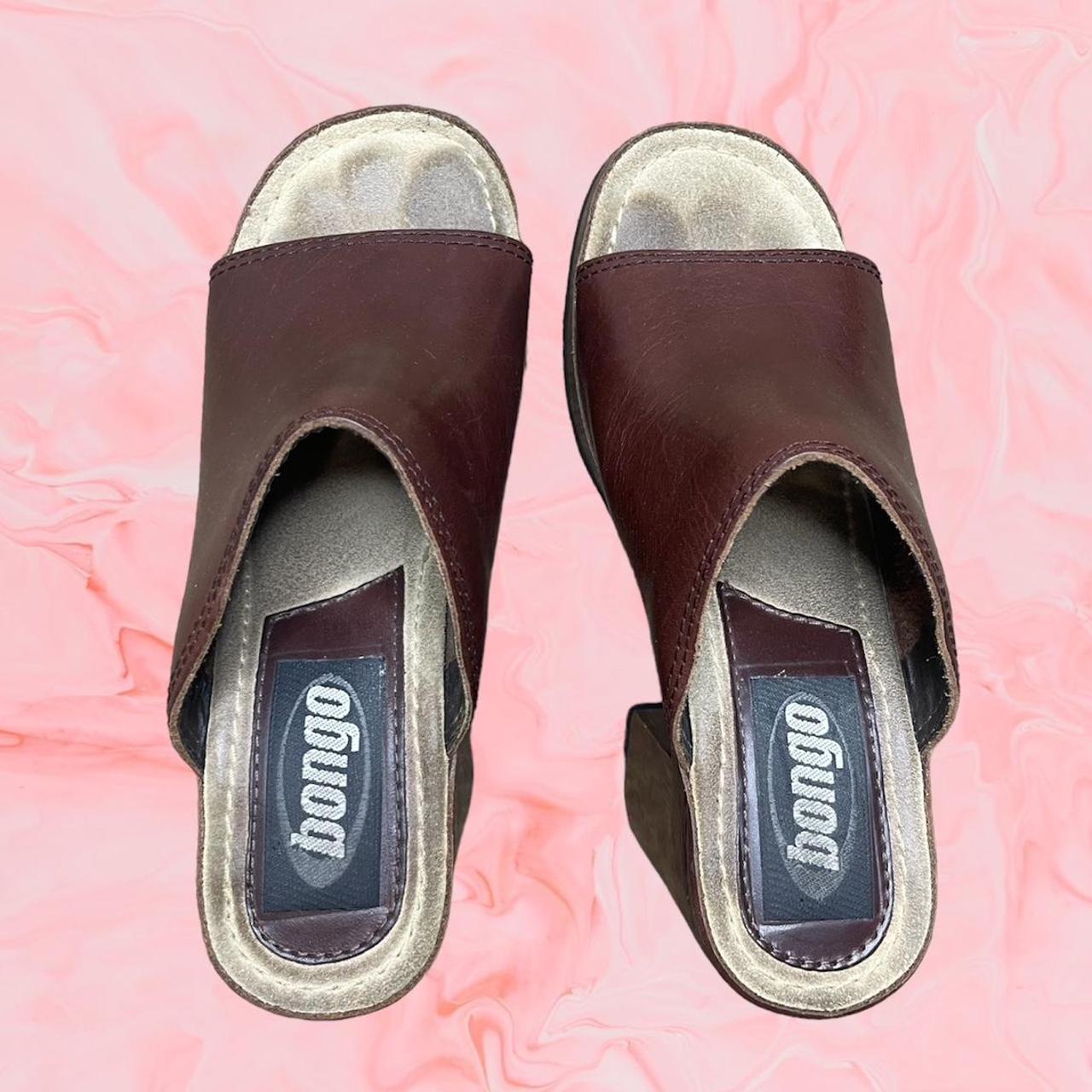 Y2K BONGO CLOGS so cute! Chunky heel and open... - Depop