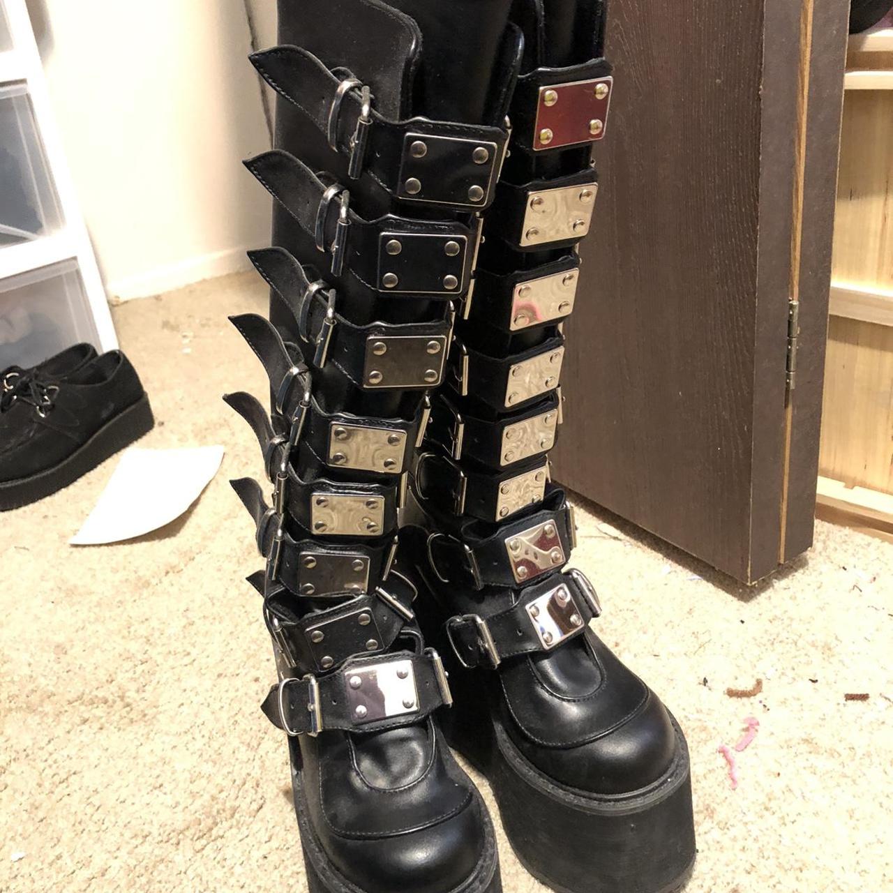Demonia Trinity Boots-Swing 815///SIZE:Women’s US 7... - Depop
