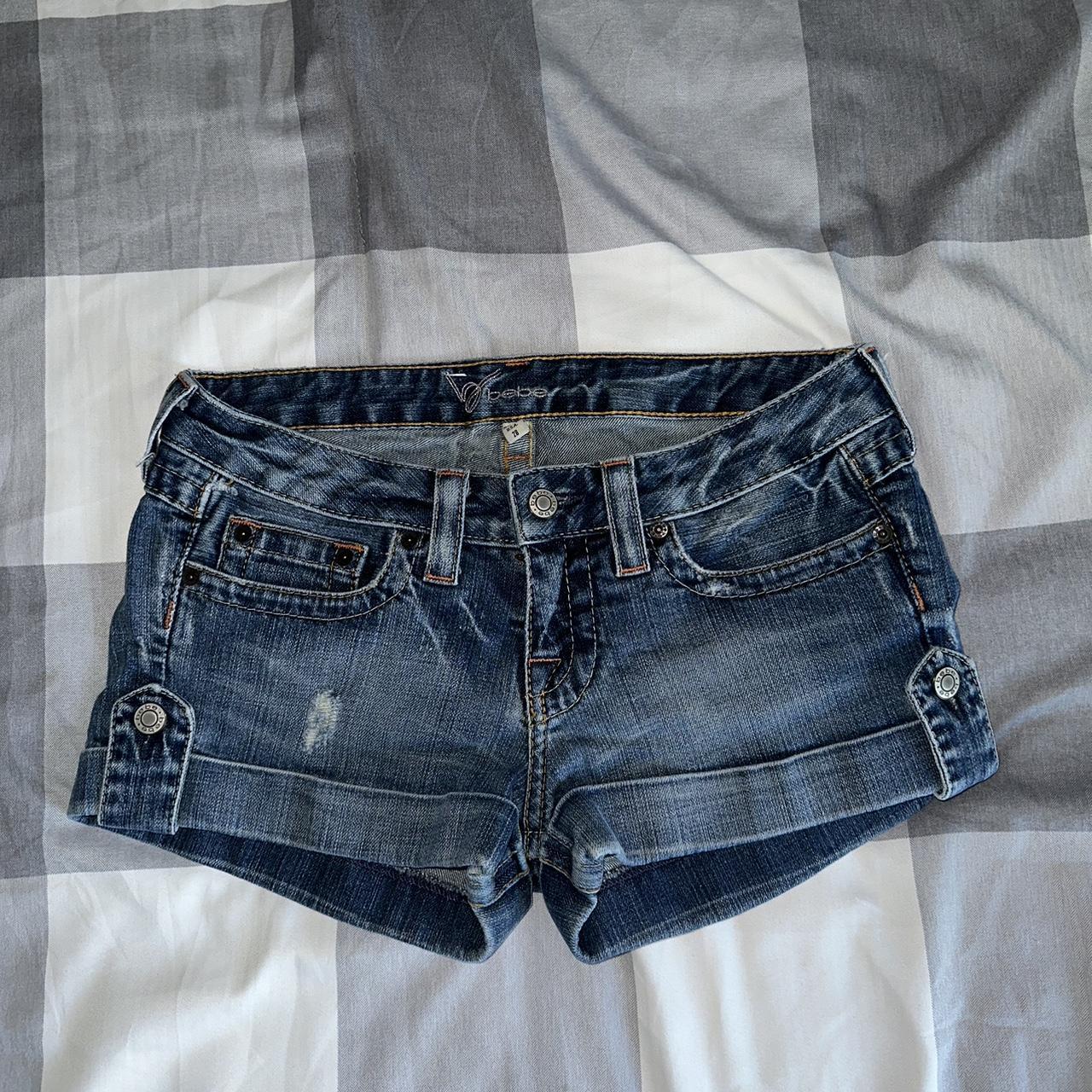 Bebe Women's Blue Shorts | Depop
