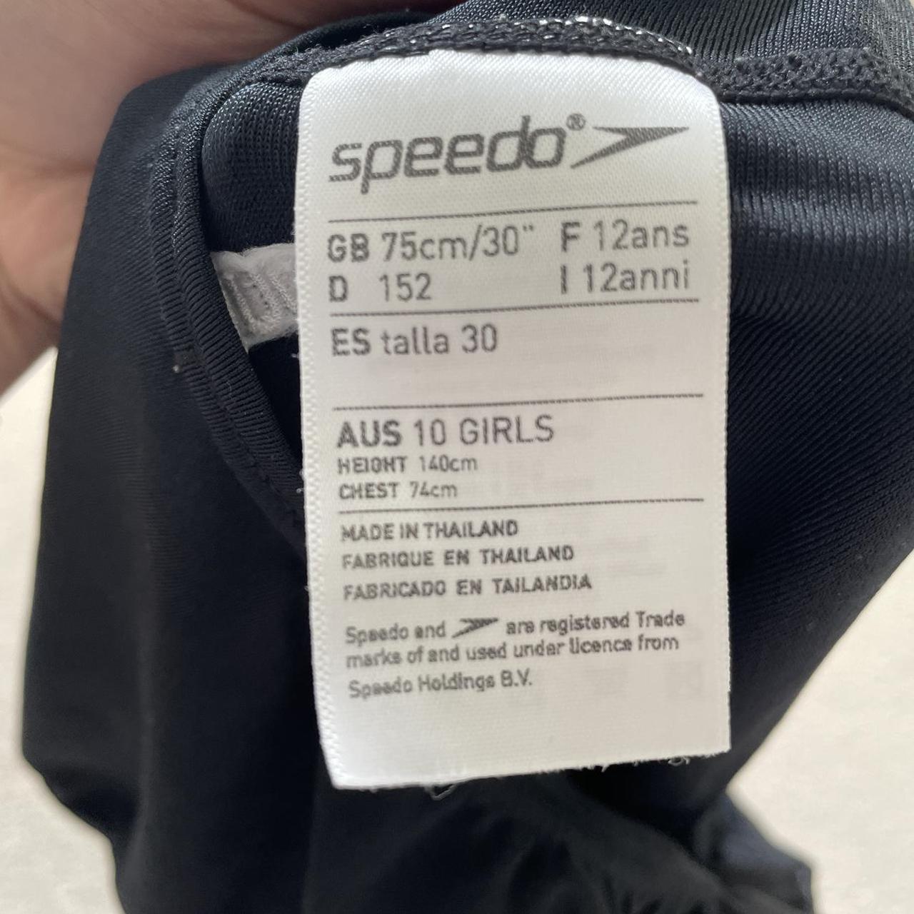 Speedo Black One-Piece Swimsuit. Size UK30”. Would... - Depop