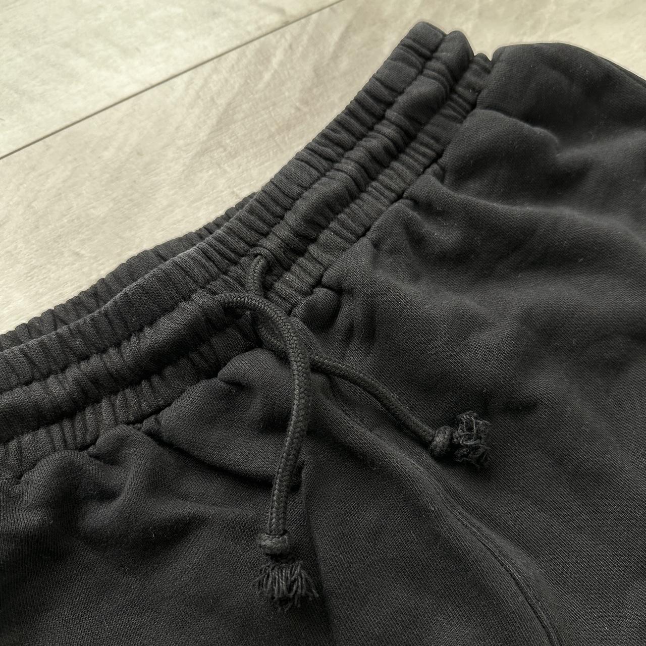 Heavyweight Black Sun-fade Baggy Wide leg... | Depop