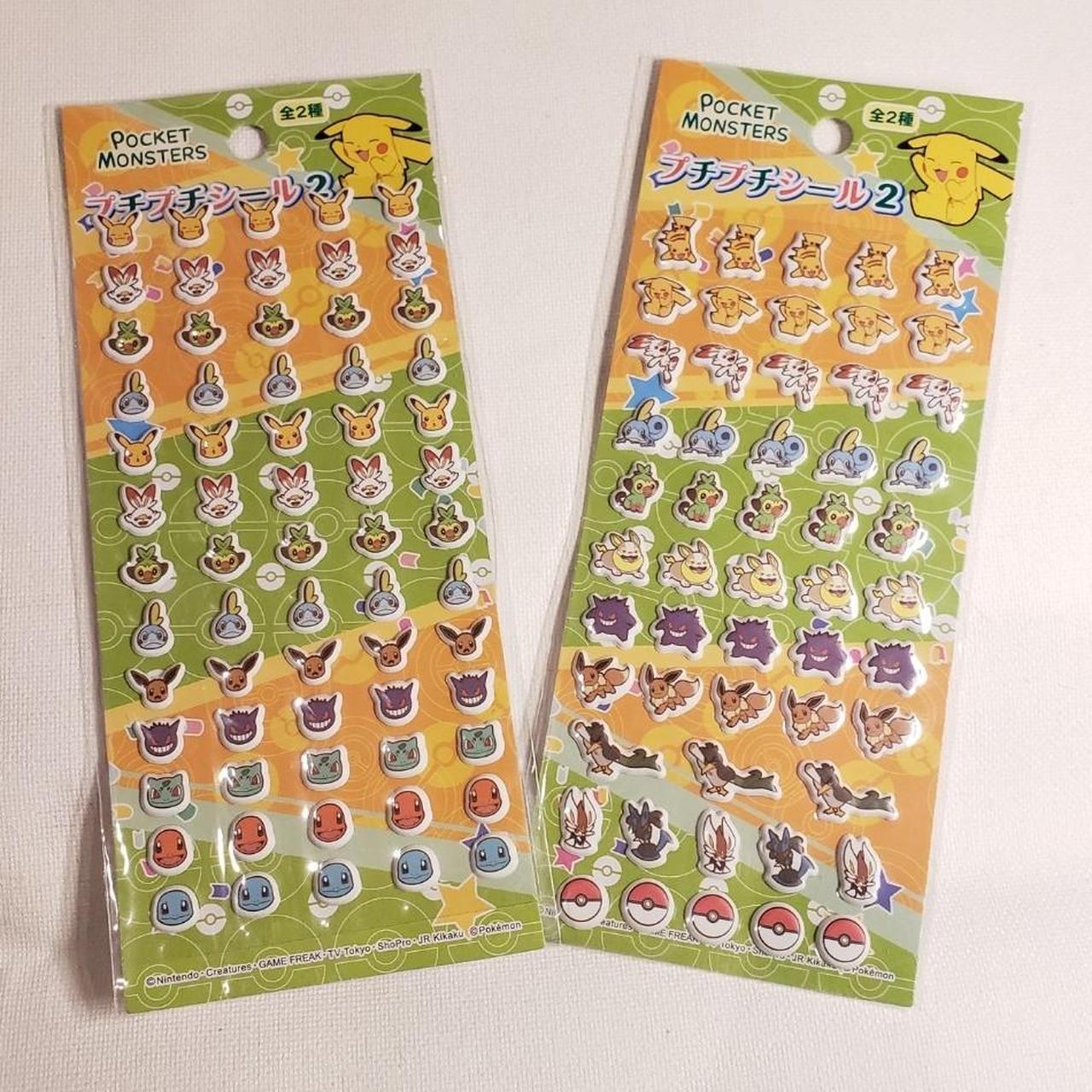 2 sheets of Pokemon Stickers ⚡ 📬I ship 1-3 days... - Depop