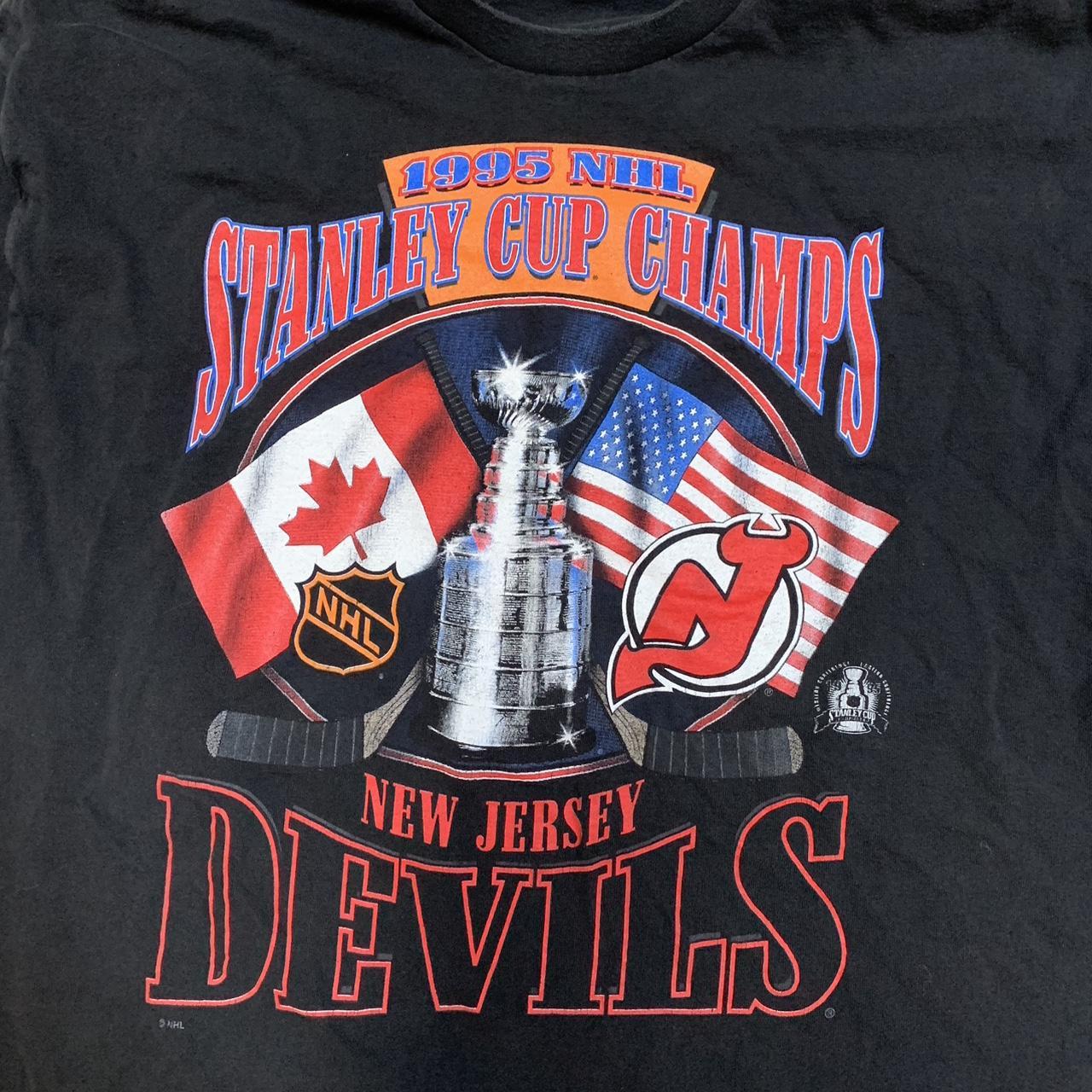 New Jersey Devils 1995 stanley cup champions... - Depop