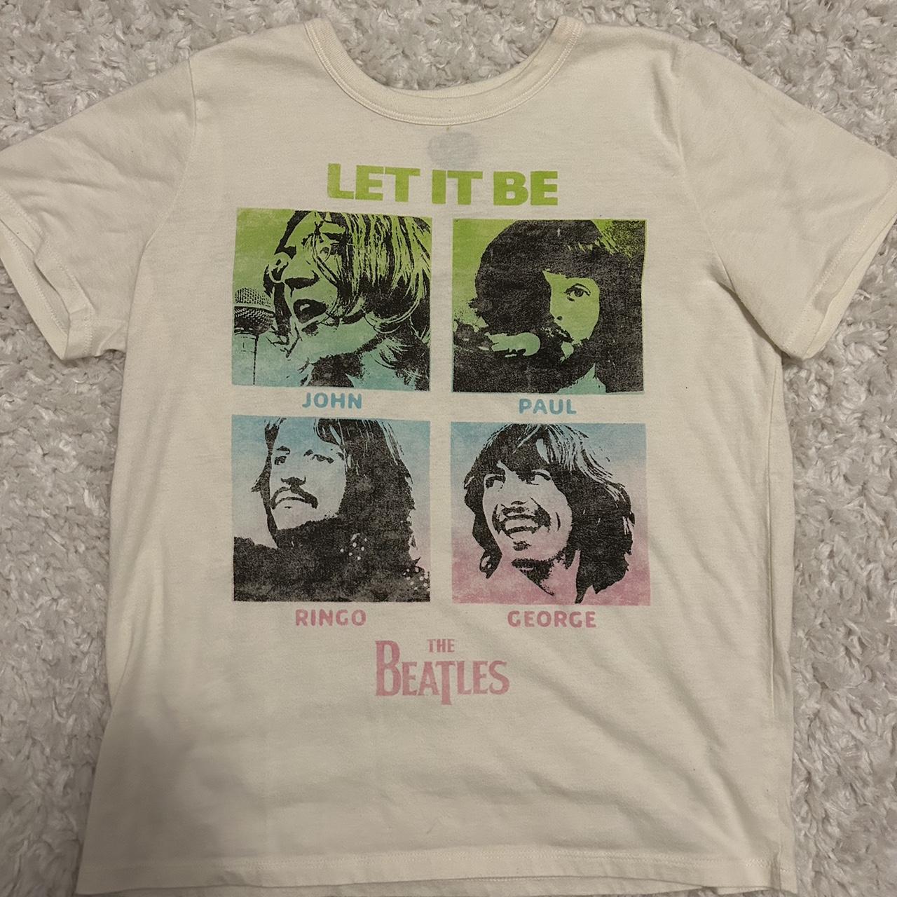 The Beatles graphic Tee Size Medium - Depop
