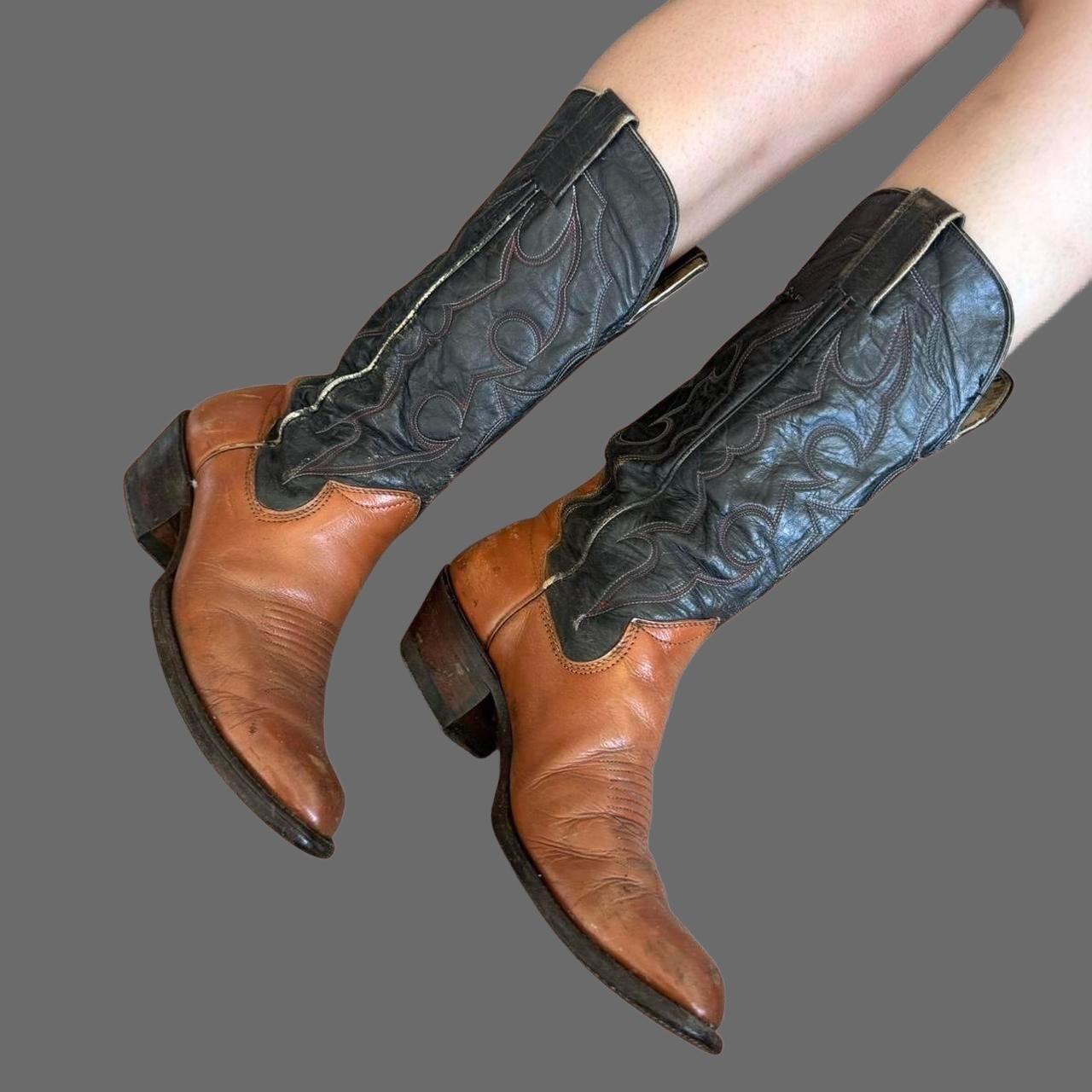 The Brody Boots | super cool vintage genuine leather... - Depop