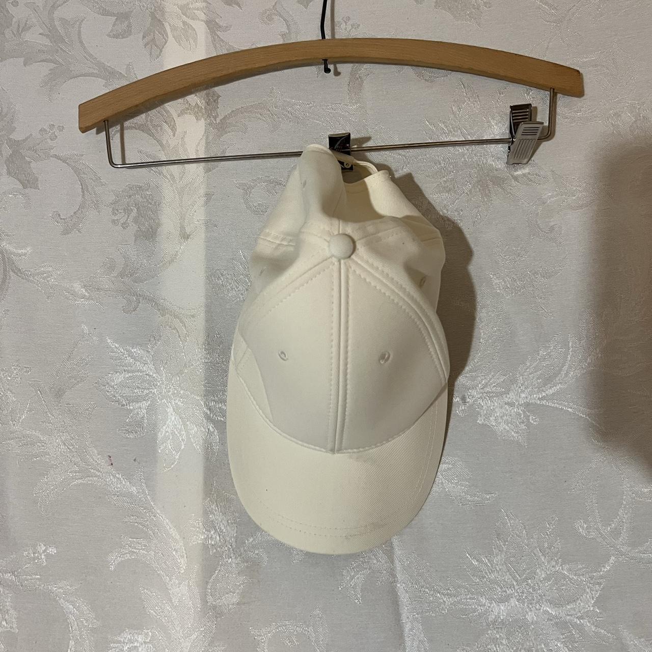 zara cream baseball hat -size m #zara #hat #cap... - Depop