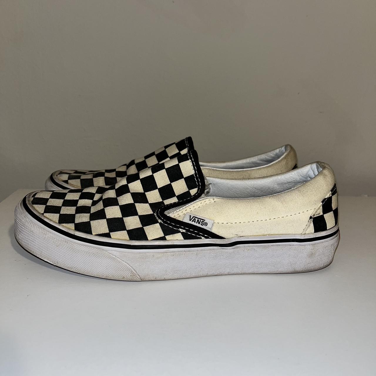 Checkered Slip on Vans * Size 6 men’s/ 7.5 women’s | Depop