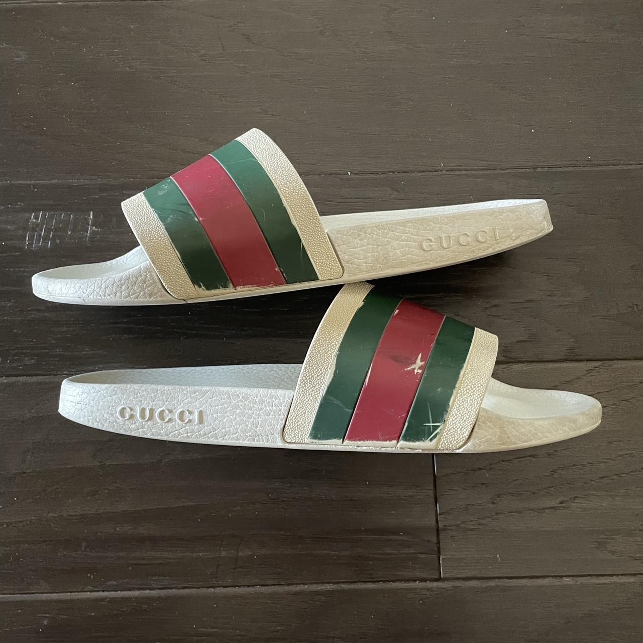 Gucci slides size 11 #designer #gucci #slides... - Depop