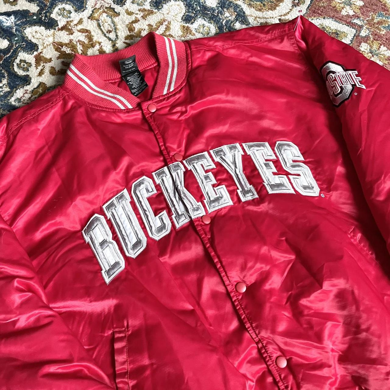 Starter Buckeyes Jacket - Size XL - Great condition - Depop