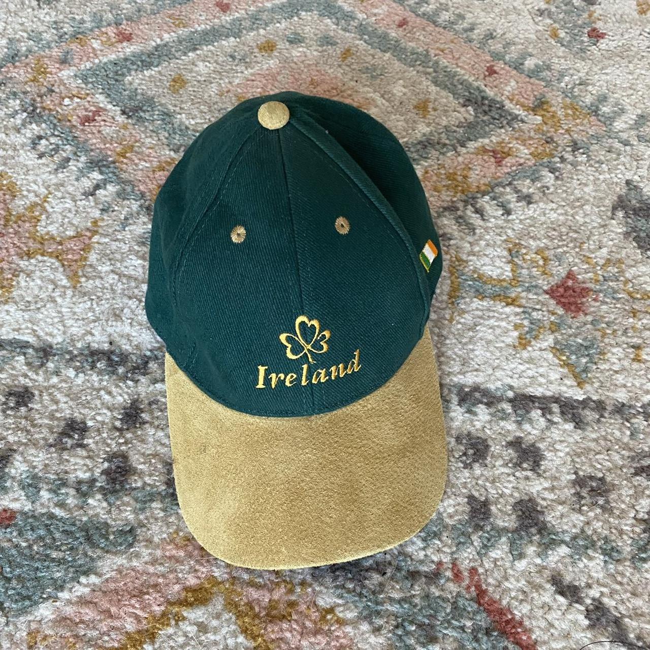 Vintage Ireland hat One size, SnapBack, suede,... - Depop