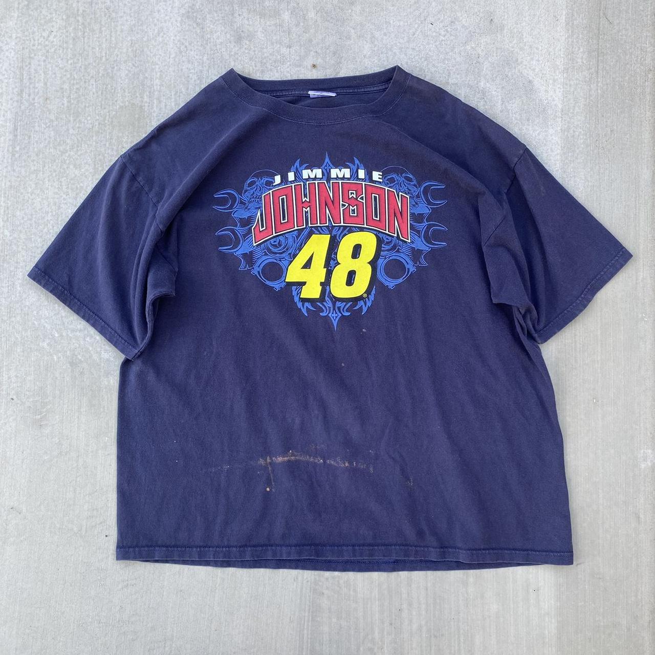 NASCAR Jimmie Johnson tee Front /back hit, tagged... - Depop