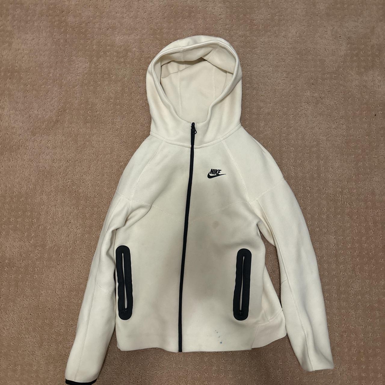 Baige nike tech sweater, org. 100$ rare for kids... - Depop