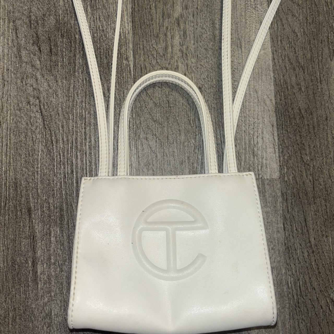 White Telfar mini bag | Depop
