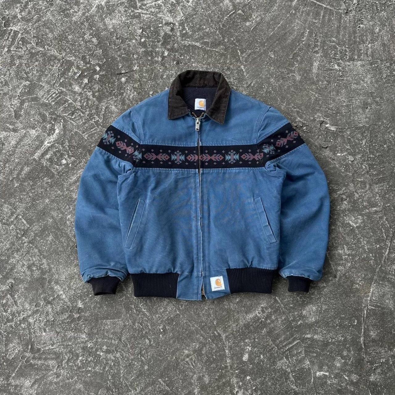 Carhartt aztec Model:JQ0515 Size: medium Open to... - Depop