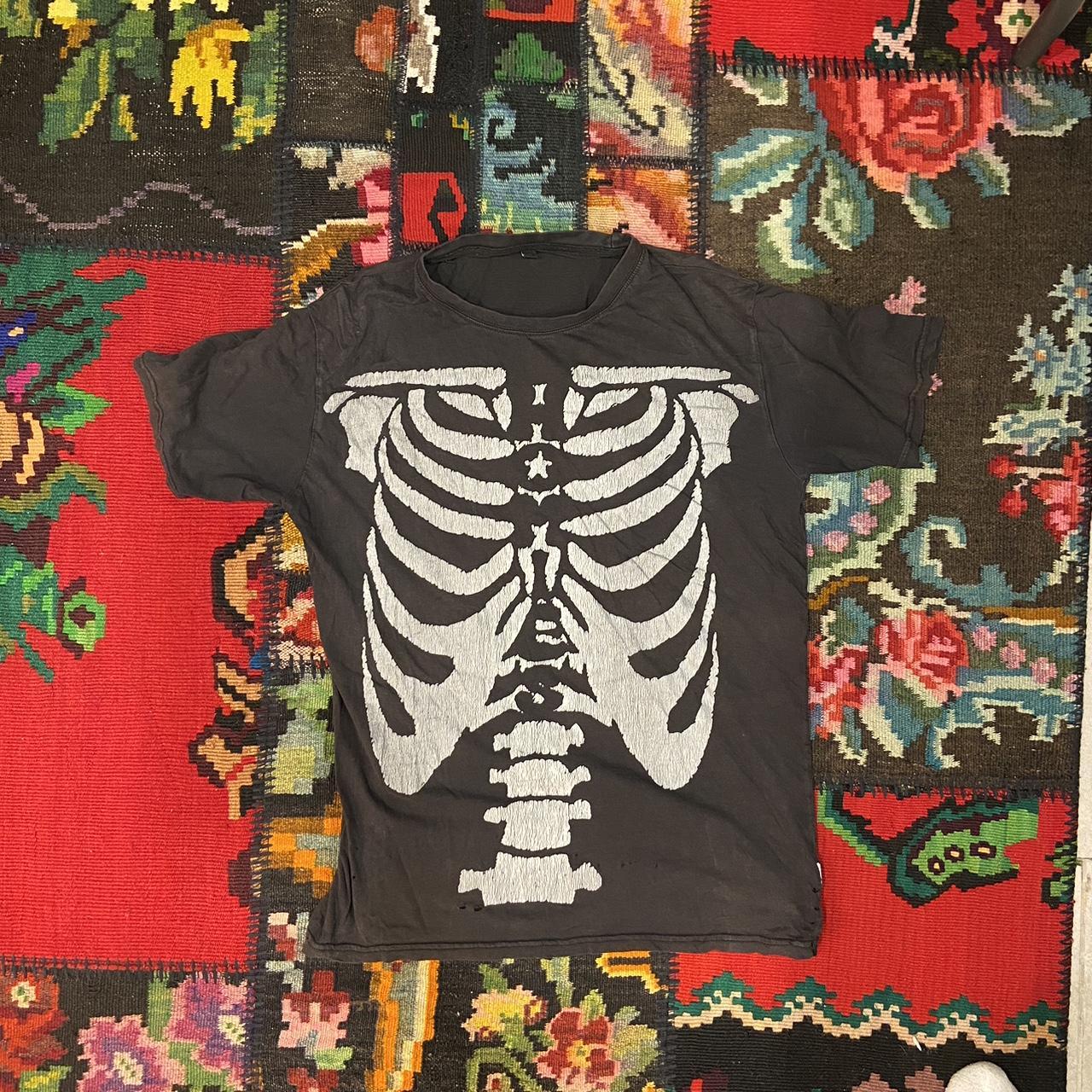 Homies network skeleton t shirt Not sure what its... | Depop