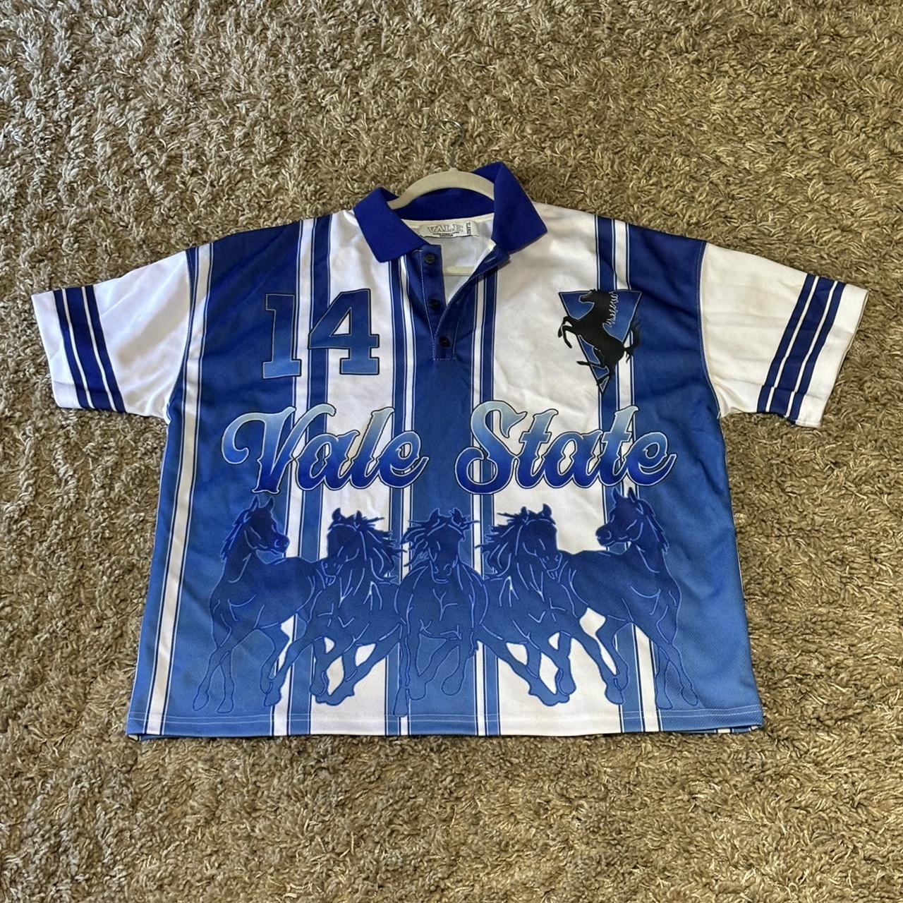Vale State polo shirt fits like xl - Depop