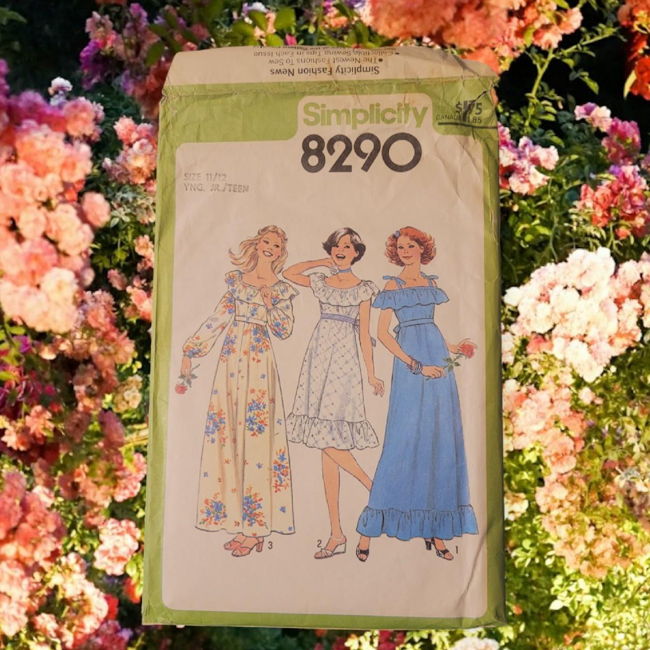 Vintage 1977 Simplicity pattern 8290 country cottage... - Depop