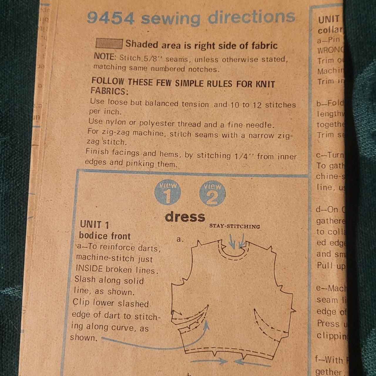 Vintage 1971 Prarie Simplicity dress pattern... - Depop