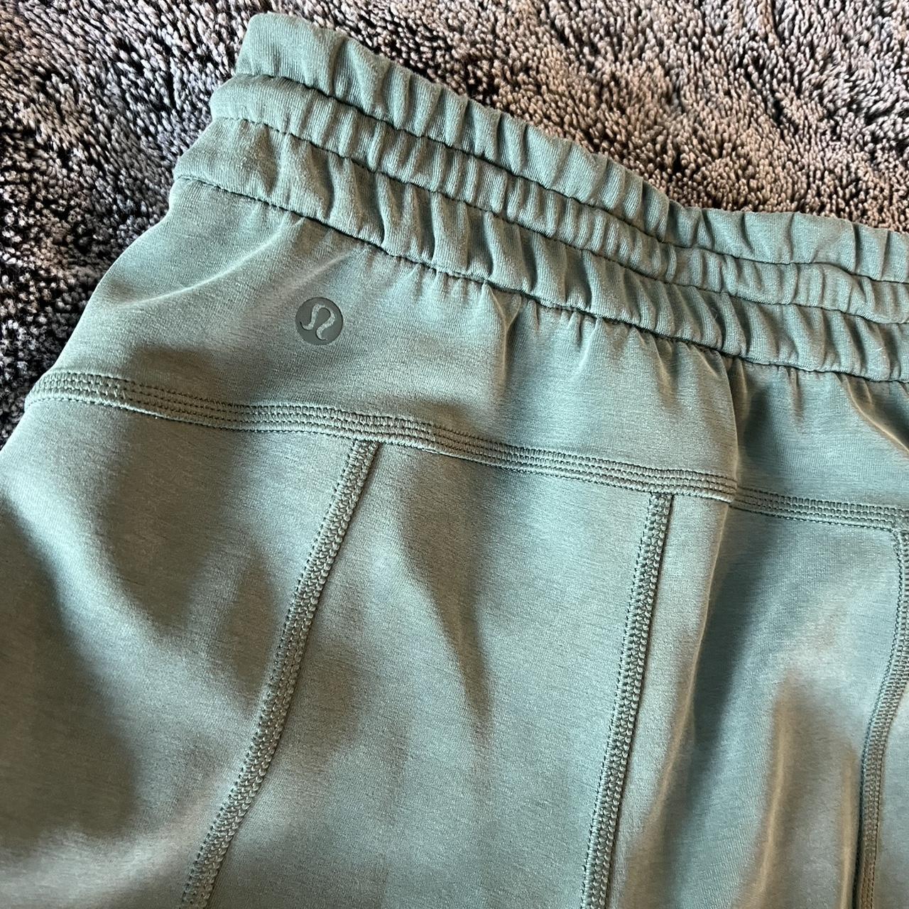 Lululemon casual soft stream high rise pants in dark... - Depop