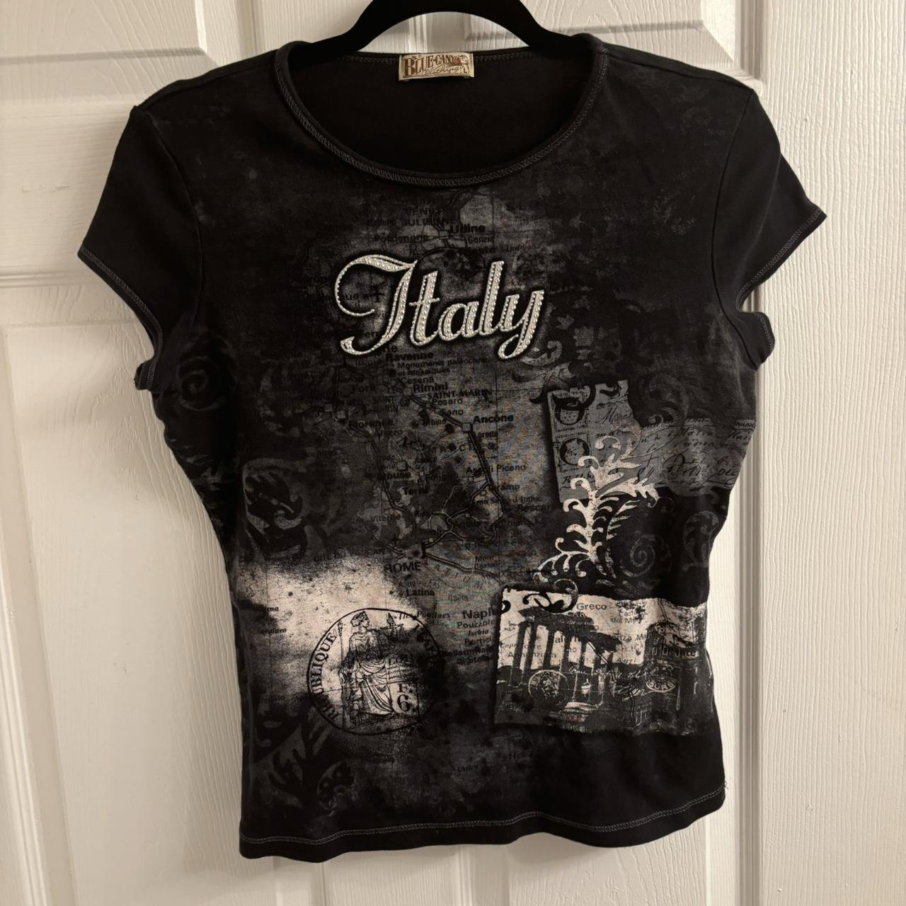 Women’s Blue Canyon Clothing L Graphic Italy Multi... - Depop