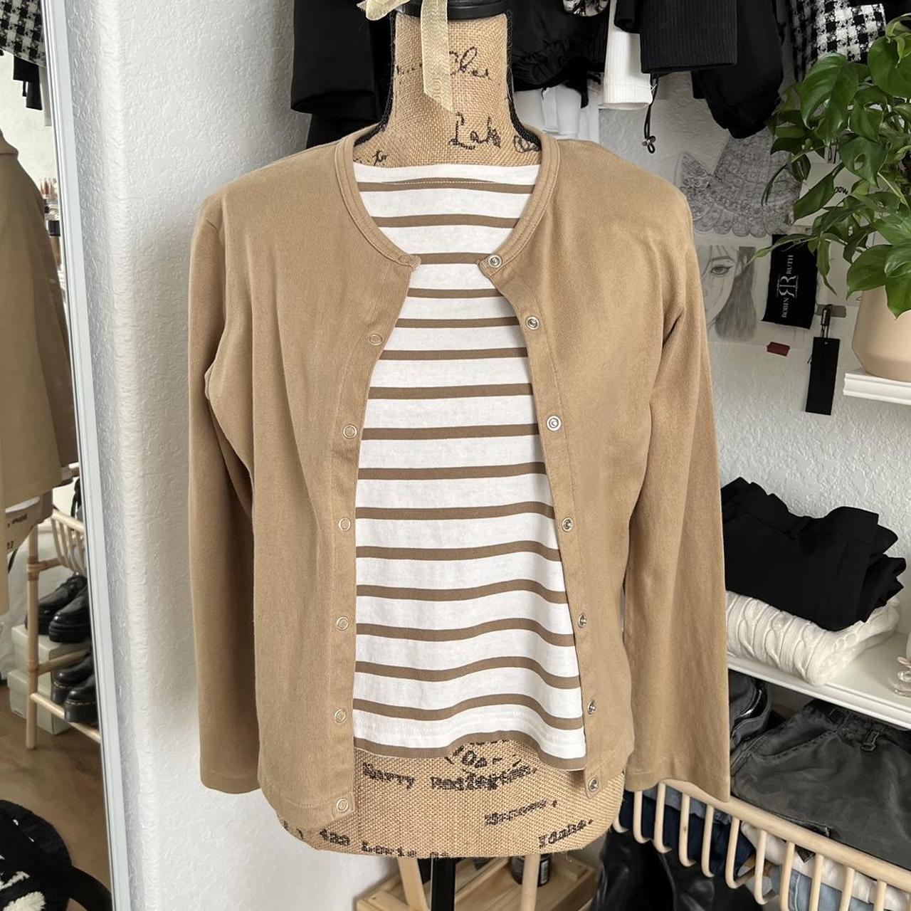 Muji Cardigan and Shirt Set In an amazing... - Depop