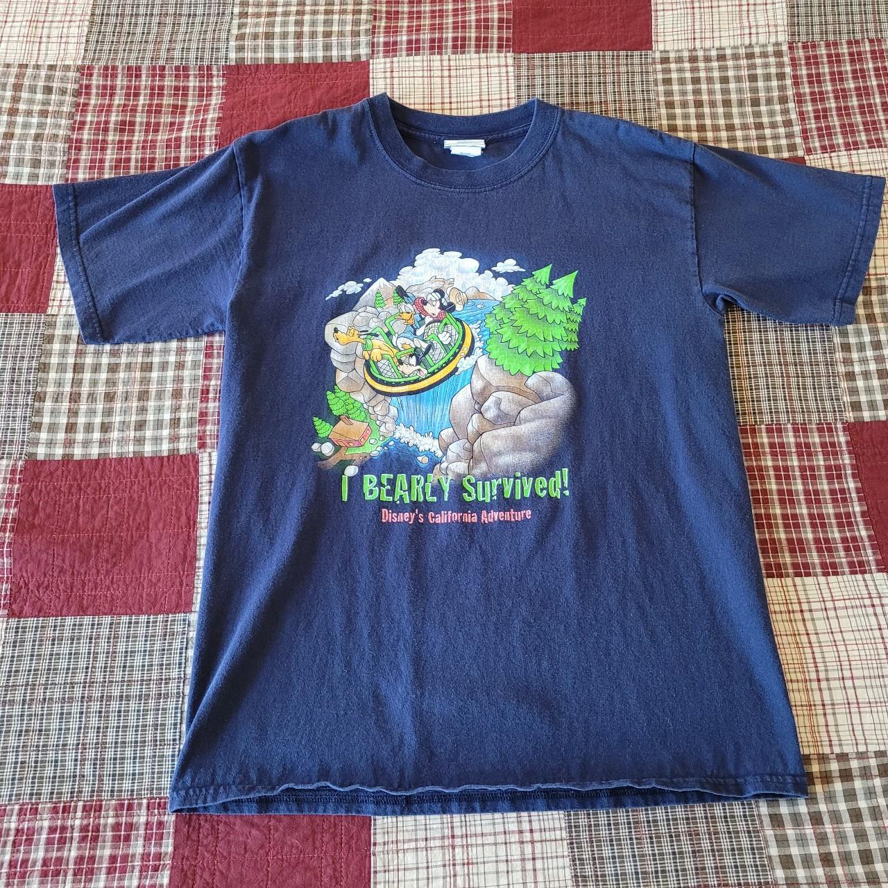 Disney California Adventure "I Bearly Survived" tee.... - Depop