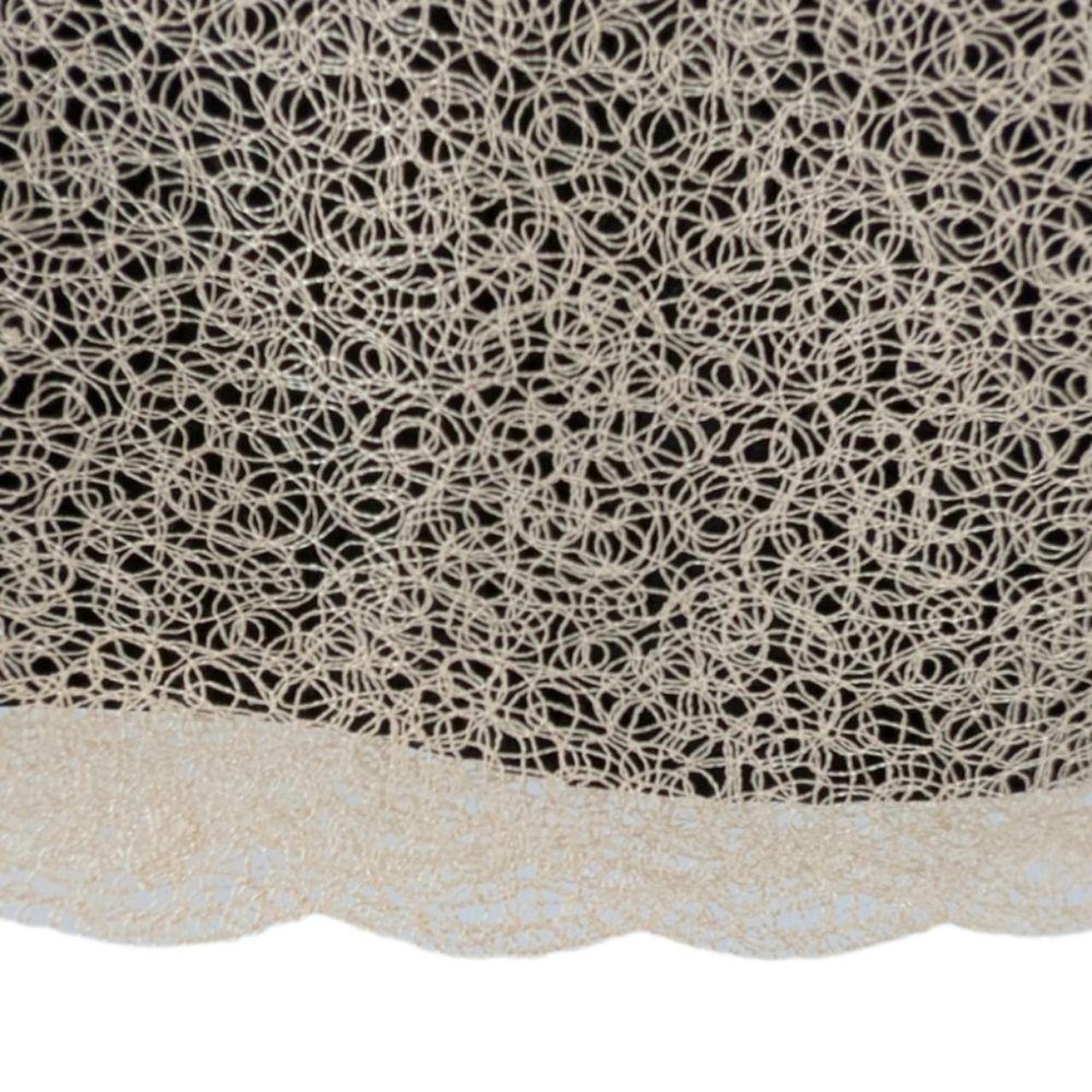 Talbot's dull gold tangled thread lace skirt size... - Depop